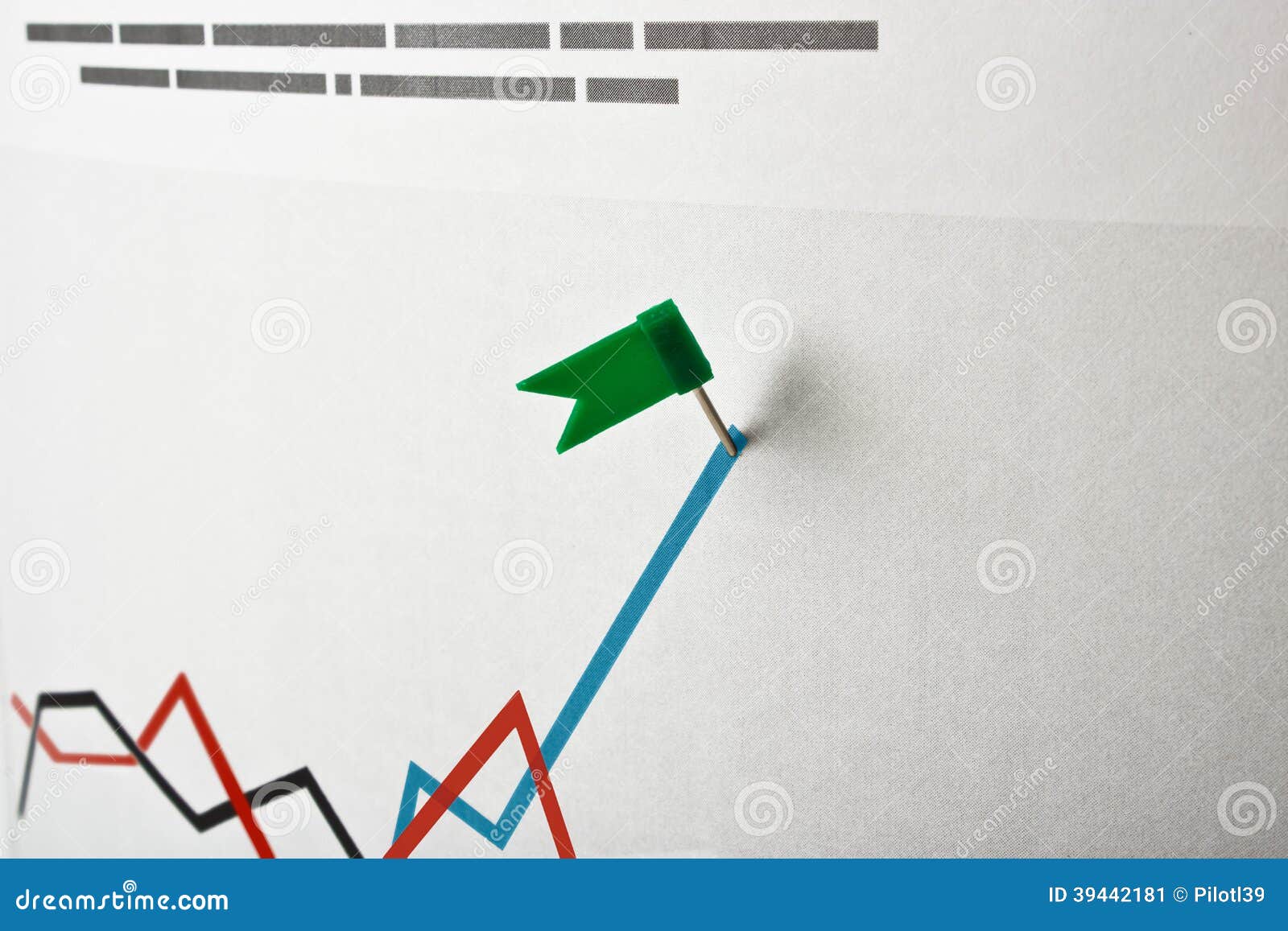 Graph with check box stock image. Image of document, market - 39442181