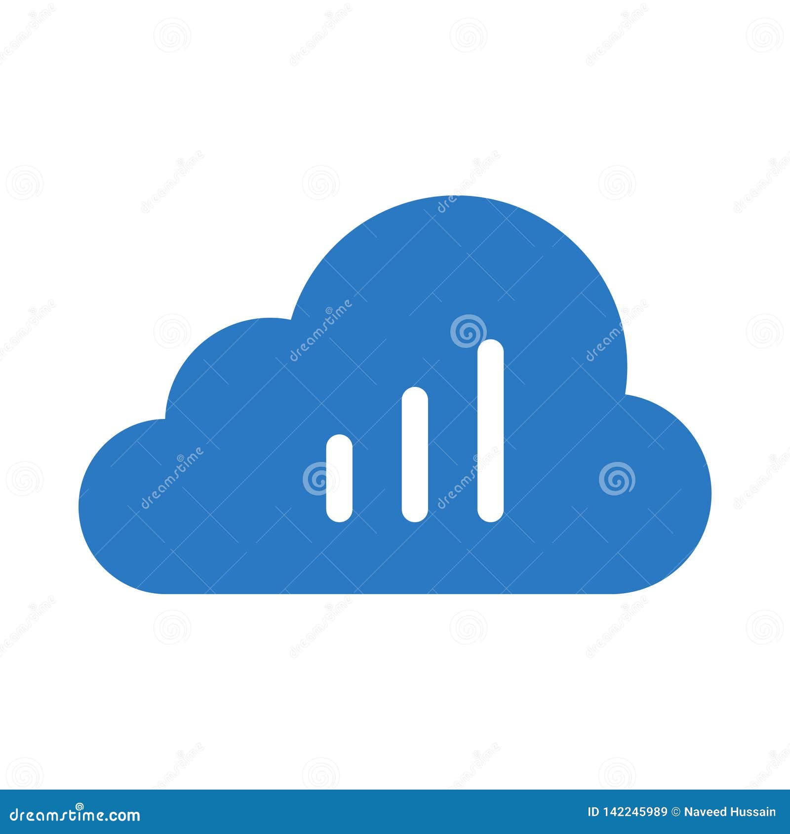 Graph Cloud Glyph Color Flat Vector Icon Stock Illustration ... Graph Cloud Glyph Color Flat Vector Icon Stock Illustration ...