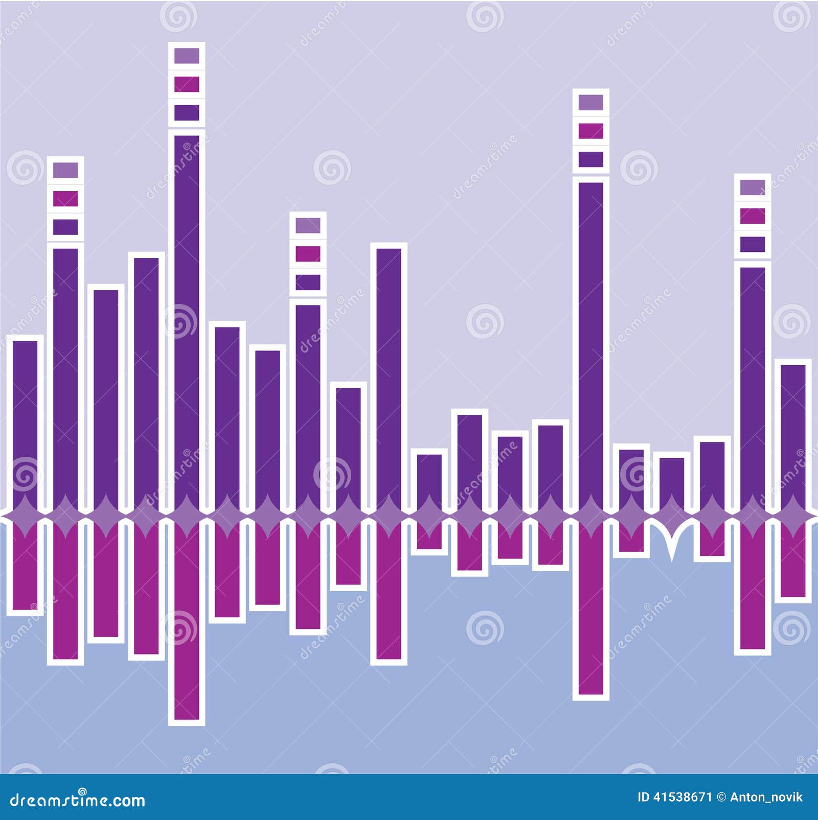 Graph column stock vector. Illustration of presentation - 41538671