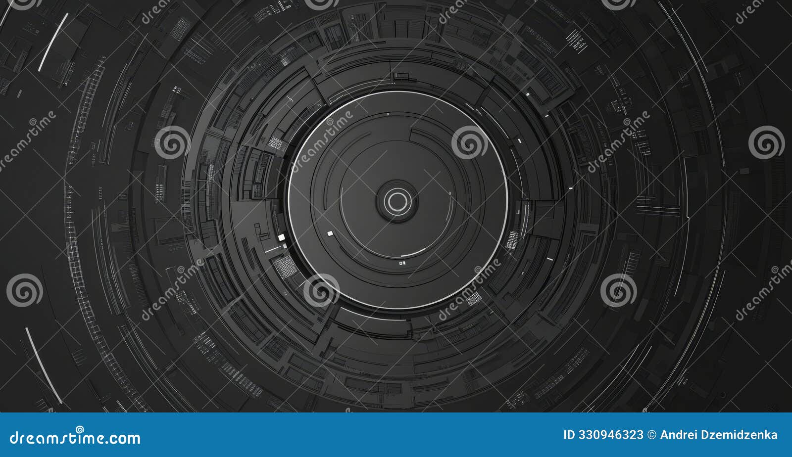 Graph with Copy Space on Abstract Technology Background Stock ...