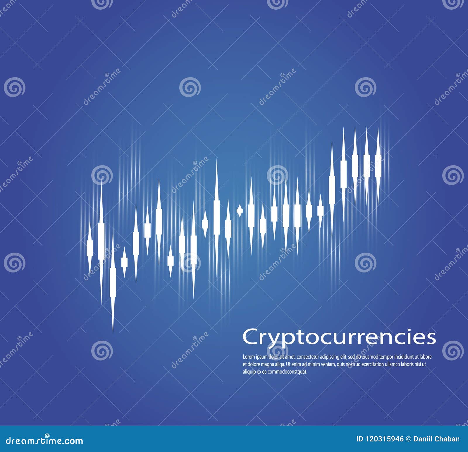 Graph of Cryptocurrency. Graphics and Analytics of Cryptography Stock ...