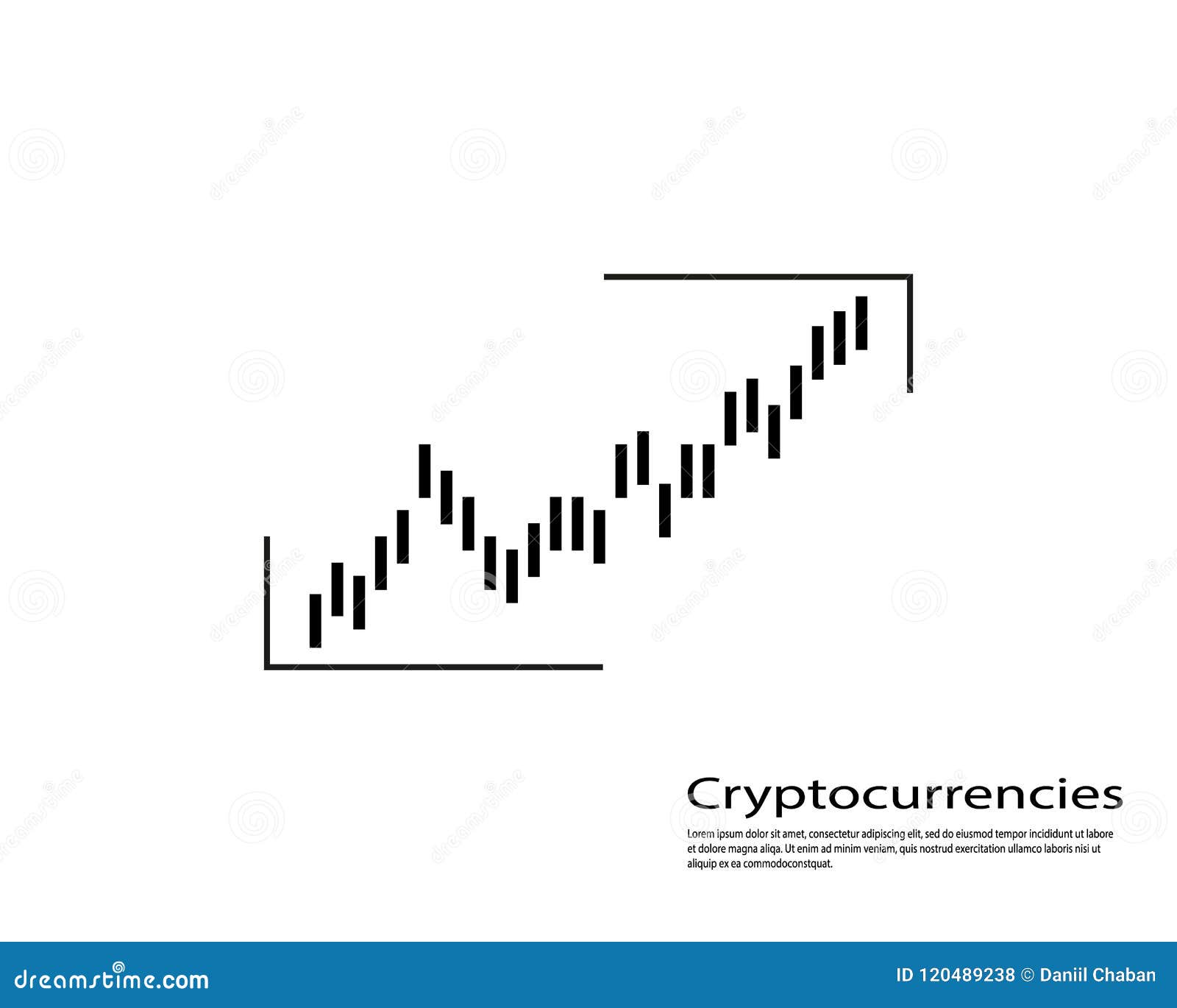Graph of Cryptocurrency. Graphics and Analytics of Cryptography Stock ...