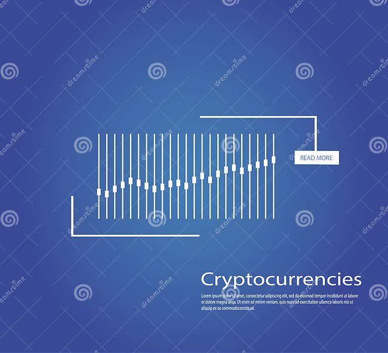 Graph of Cryptocurrency. Graphics and Analytics of Cryptography Stock ...