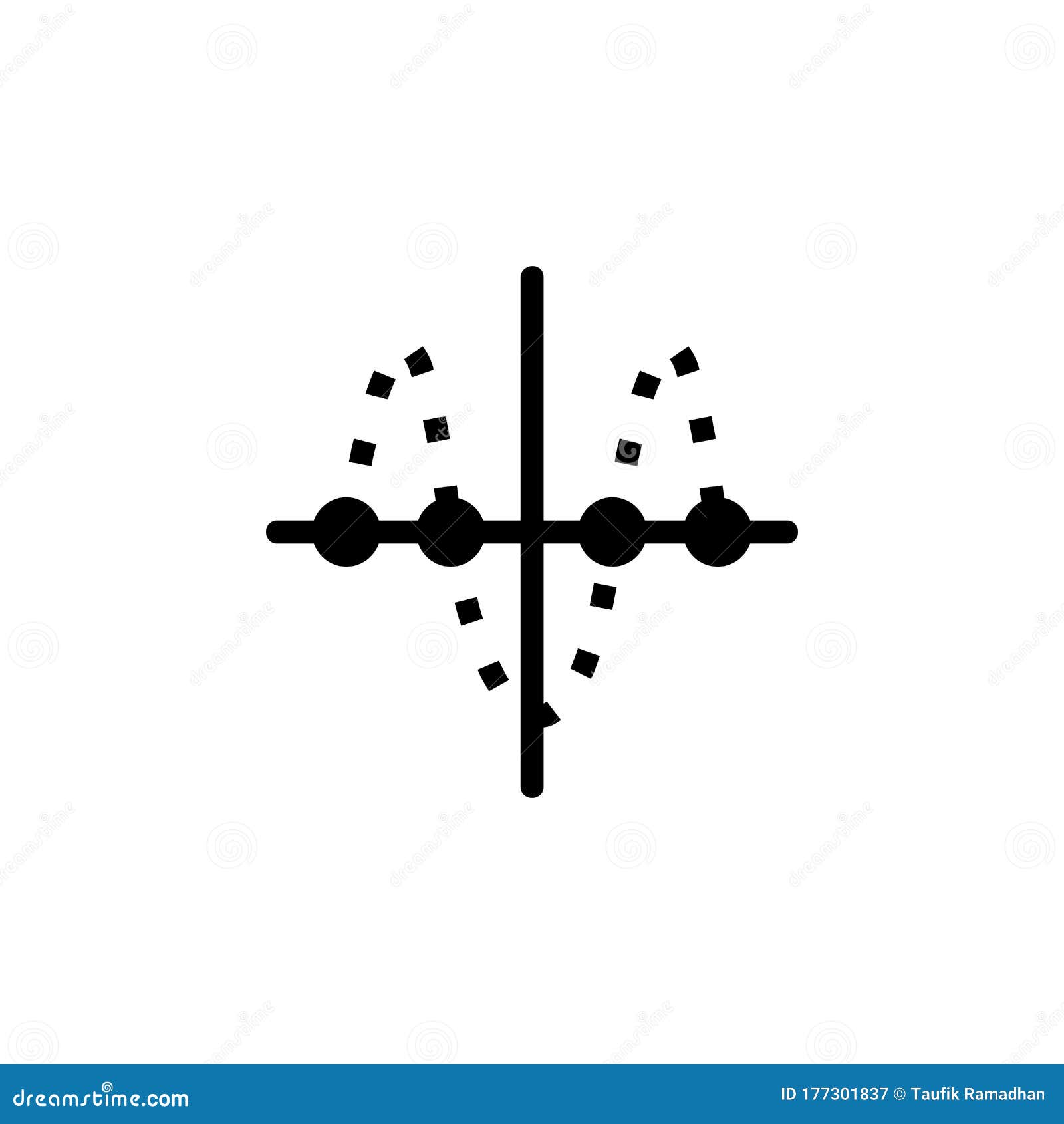 Graph With Curve Line Line Icon, Diagram Concept, Incline And Decline ...