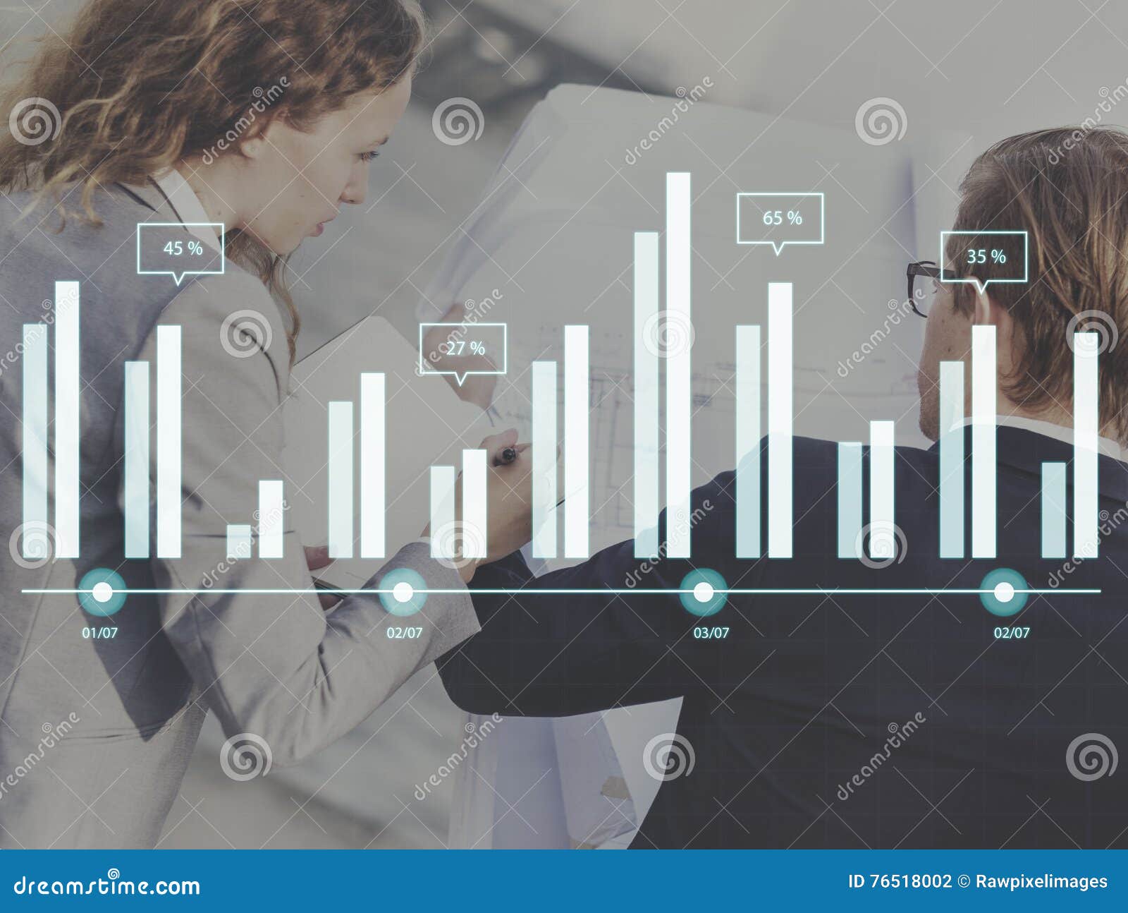 Graph Data Analysis Research Report Statistics Growth Chart Conc Stock ...
