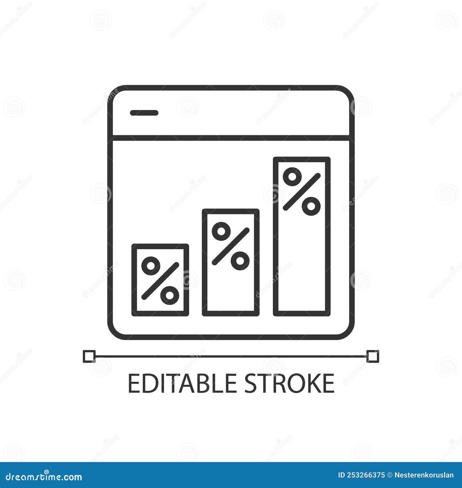 Web Analytics Linear Icons Set. Tracking, Analysis, Metrics, Conversion, Behavior, Segmentation ...