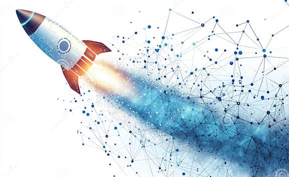 A Graph Depicting Exponential Growth from Polygons, Symbolizing Rapid ...