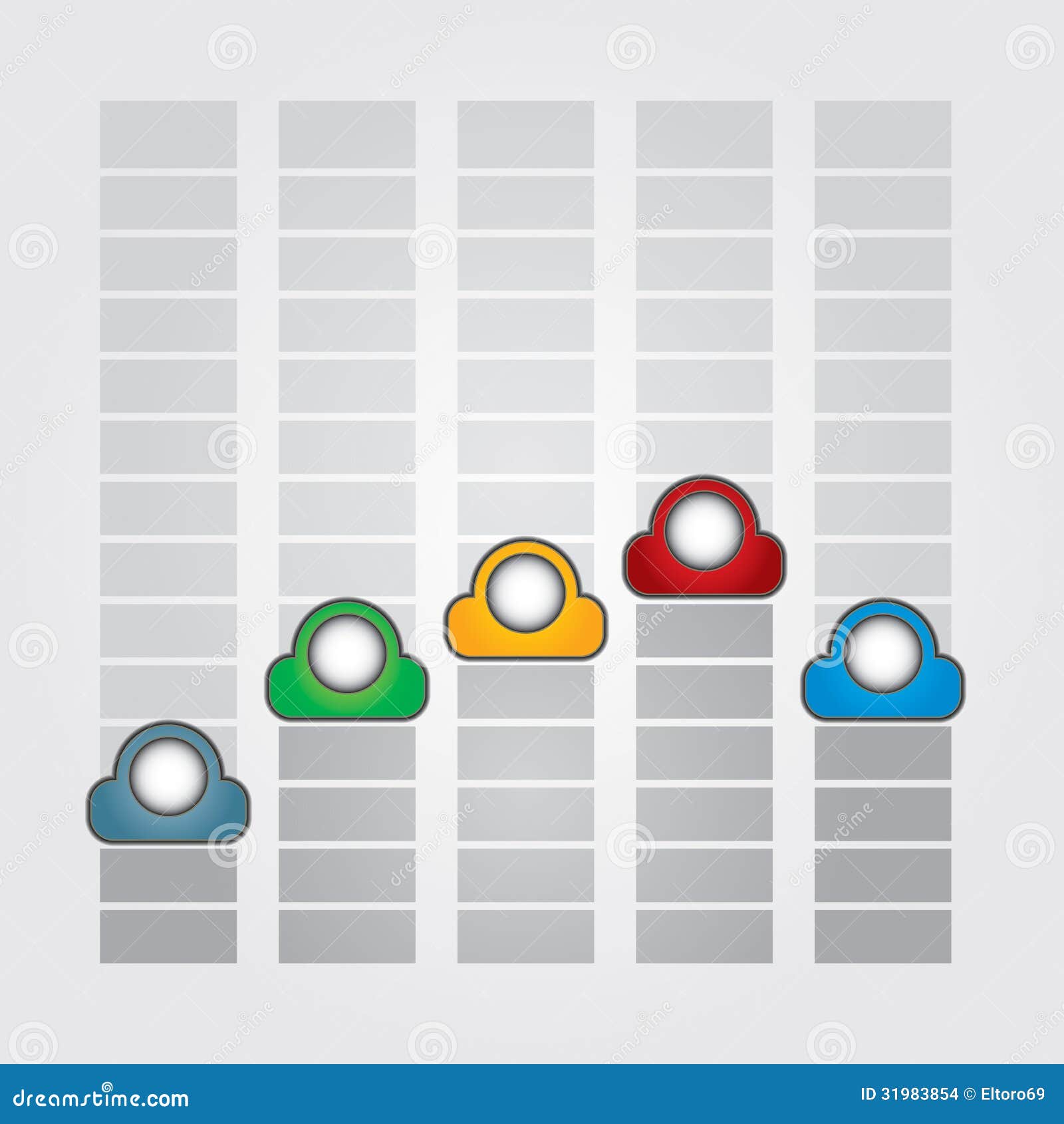 Graph of development stock vector. Illustration of capital - 31983854