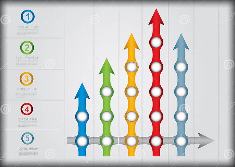 Graph of development stock vector. Illustration of profits - 34214877
