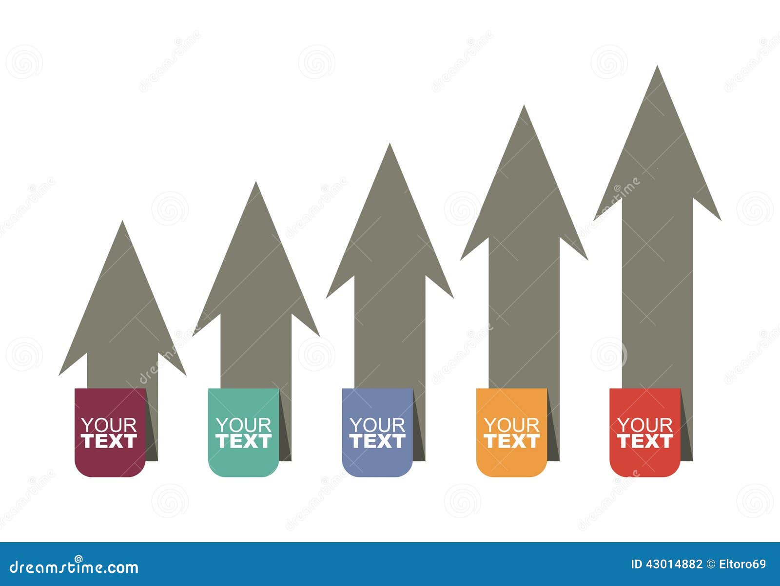 Graph of development stock vector. Illustration of design - 43014882