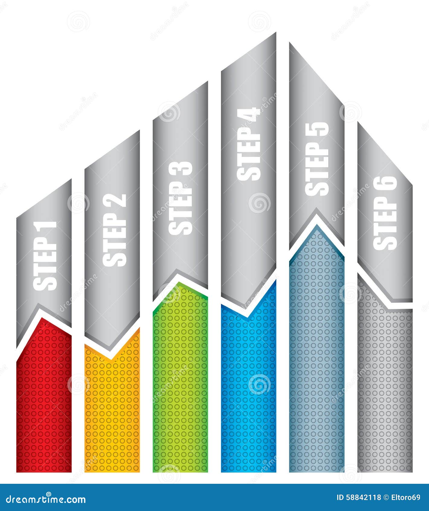 Graph of development stock vector. Illustration of economic - 58842118