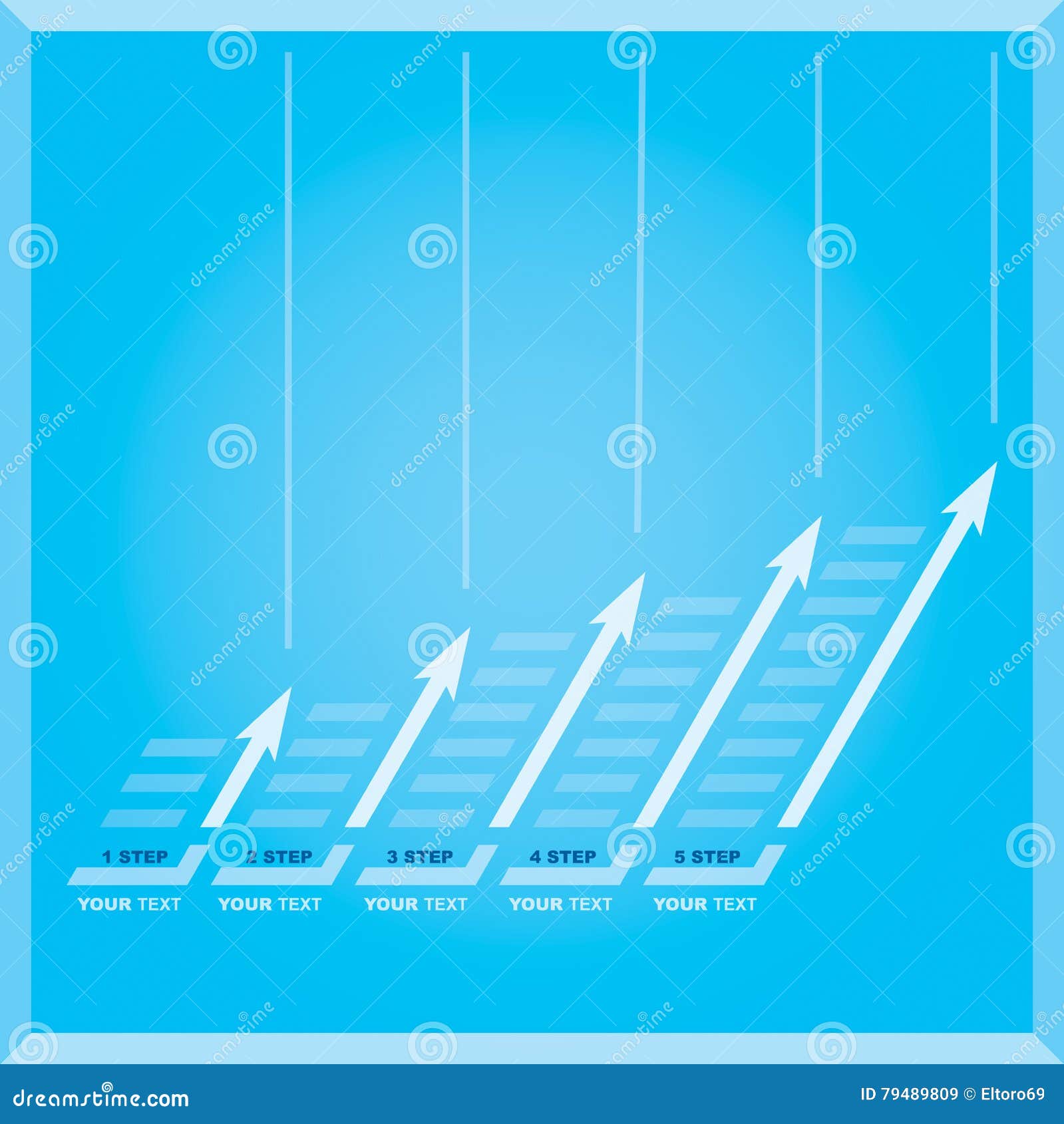 Graph of development stock vector. Illustration of business - 79489809