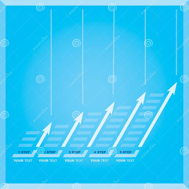 Graph of development stock vector. Illustration of business - 79489809