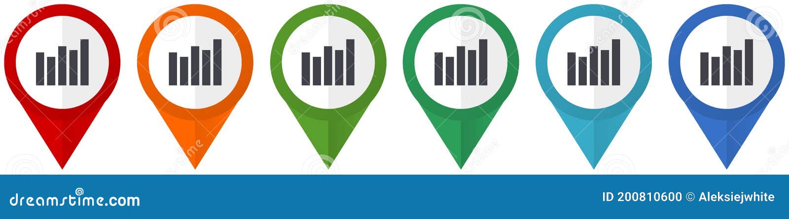 Pie Diagram With Pointers Showing Cycle Steps Vector Illustration ...