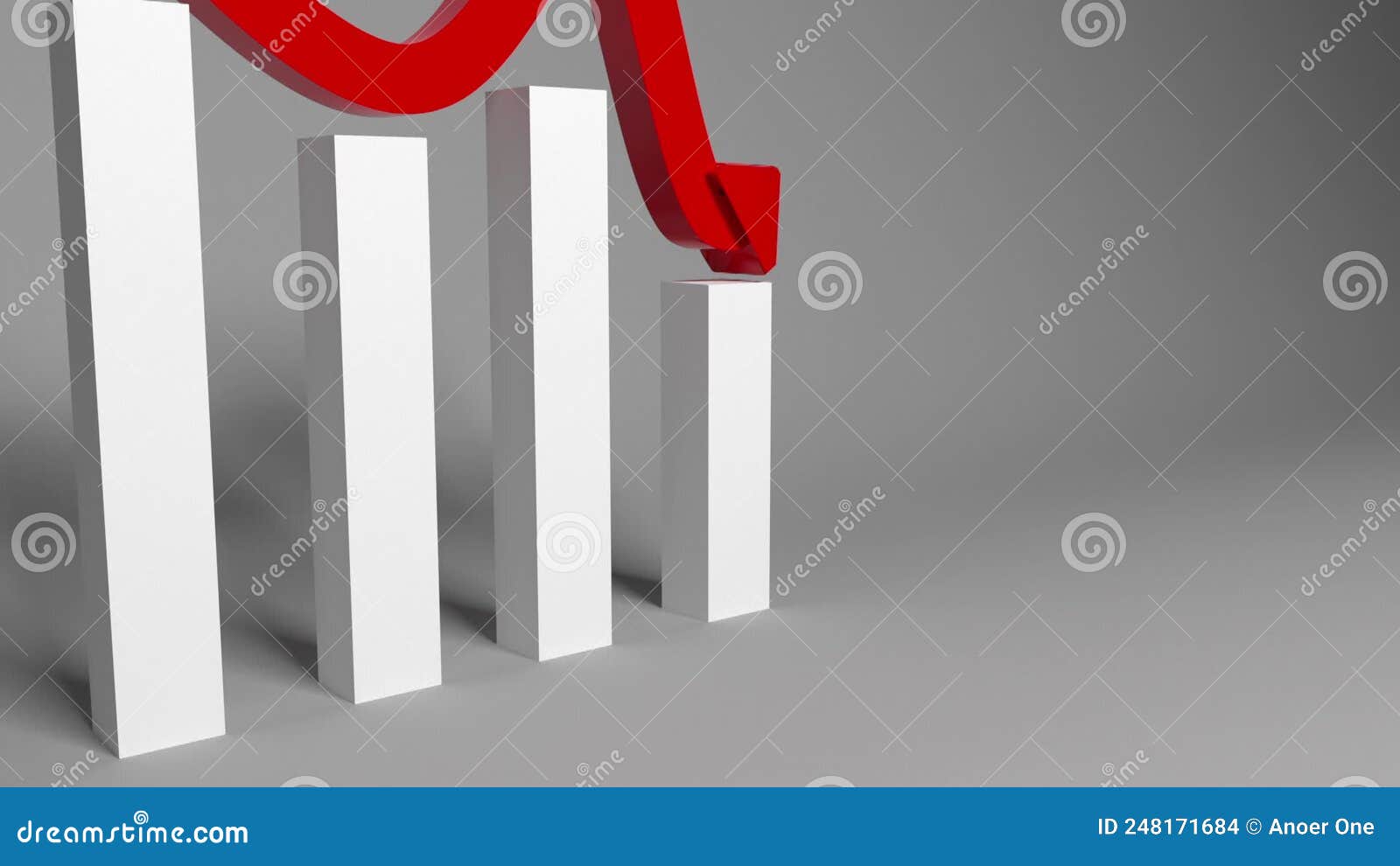 Graph Direction Going Down Animation Stock Footage - Video of flat ...