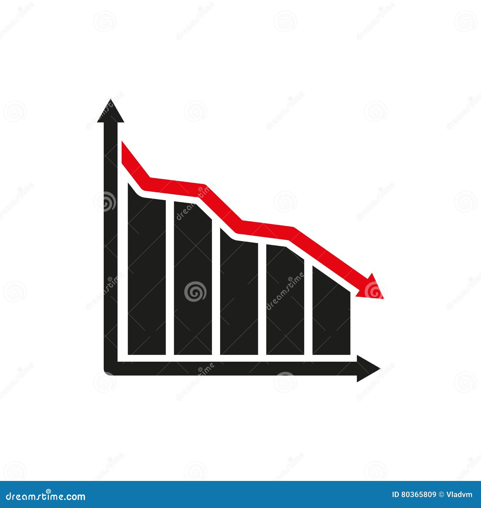 Yen Reduction Symbol, Cost Decrease Icon. Reduce Debt Bussiness Sign Vector Illustration ...