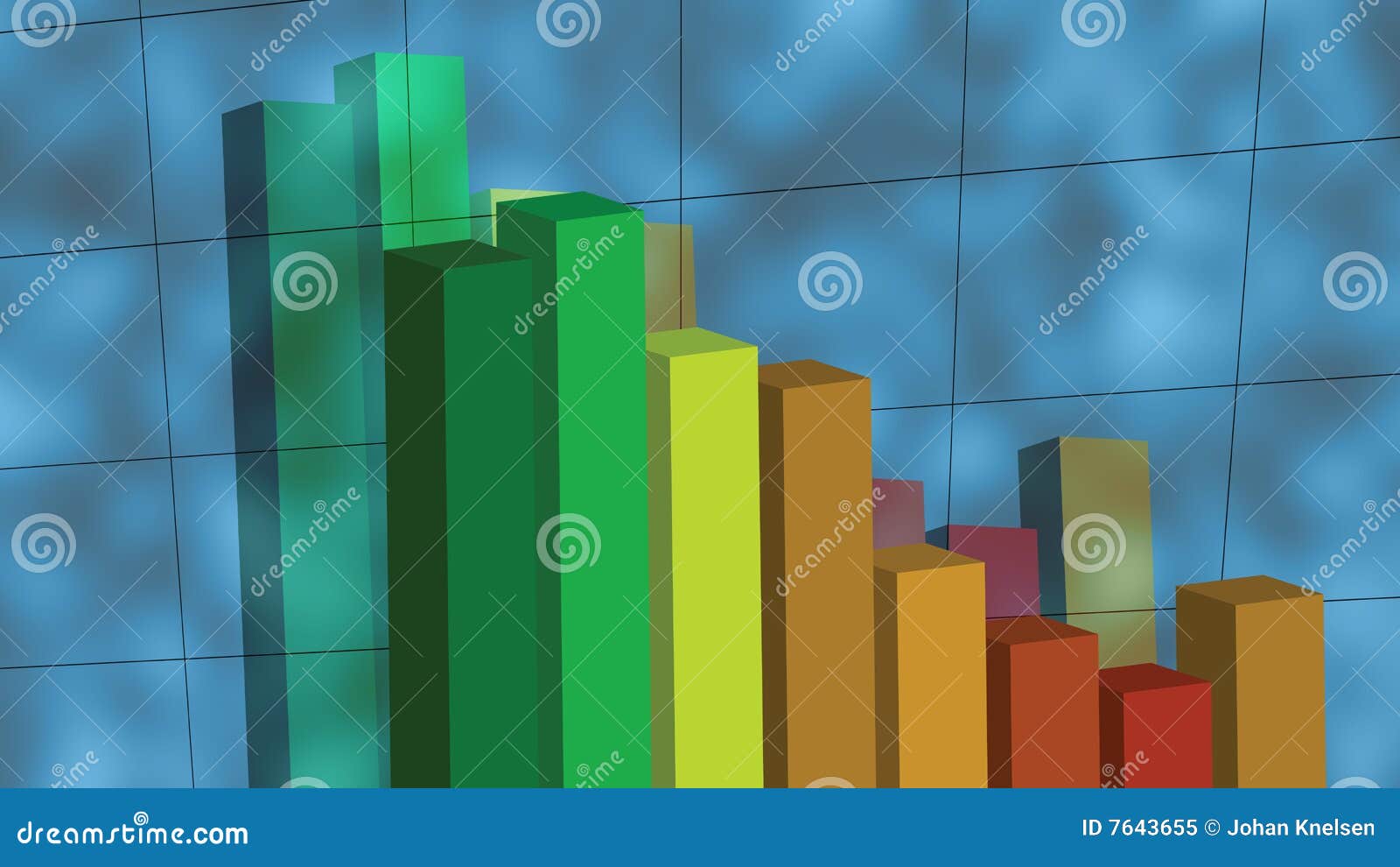 Graph Dropping stock illustration. Illustration of annual - 7643655