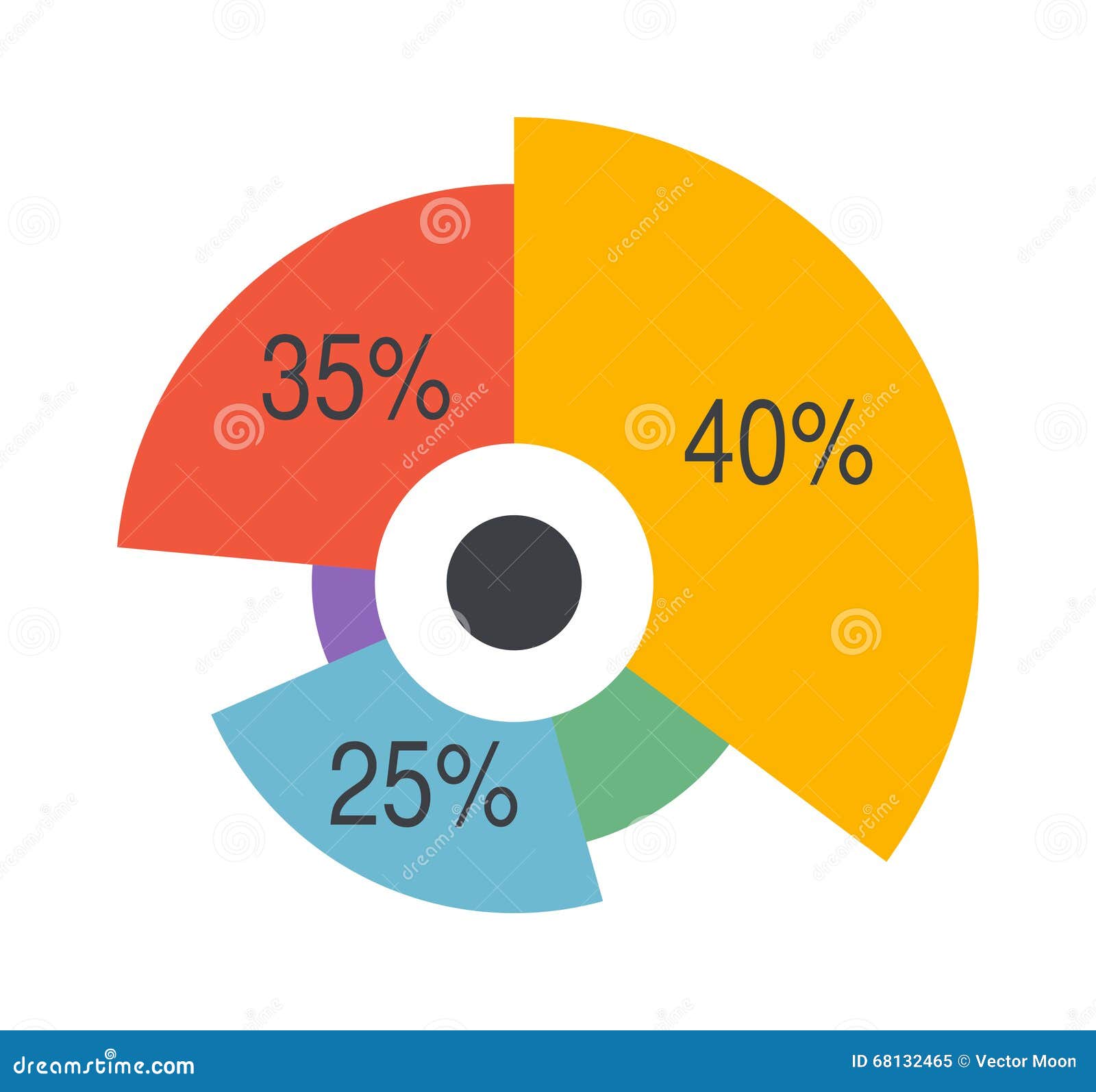 Graph Elements Vector Illustration Stock Vector - Illustration of ...