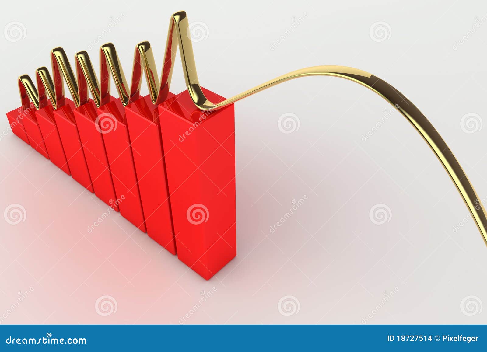 Graph falling stock illustration. Illustration of failure - 18727514