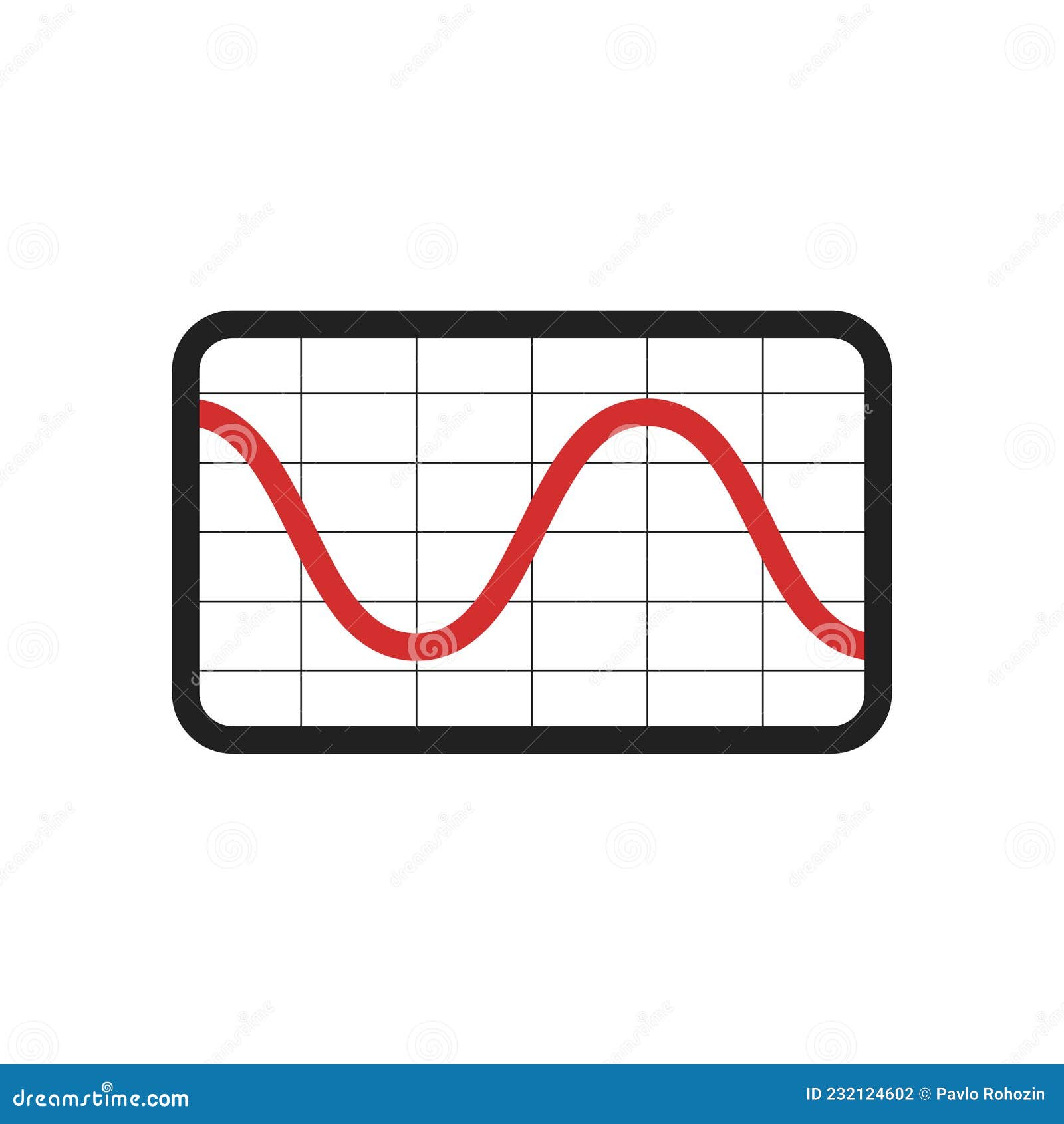 Graph Flat Vector Illustration. Chart Bar Icon | CartoonDealer.com ...