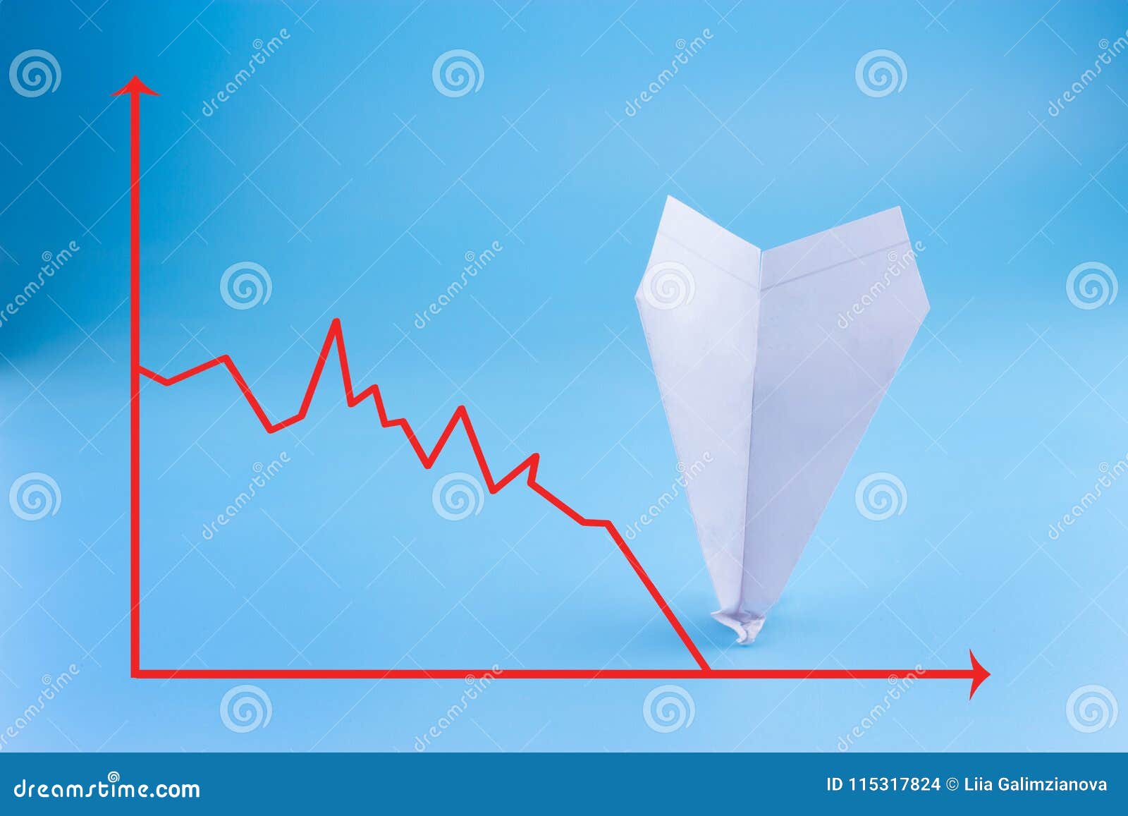 Graph going down stock photo. Image of economy, decline - 115317824