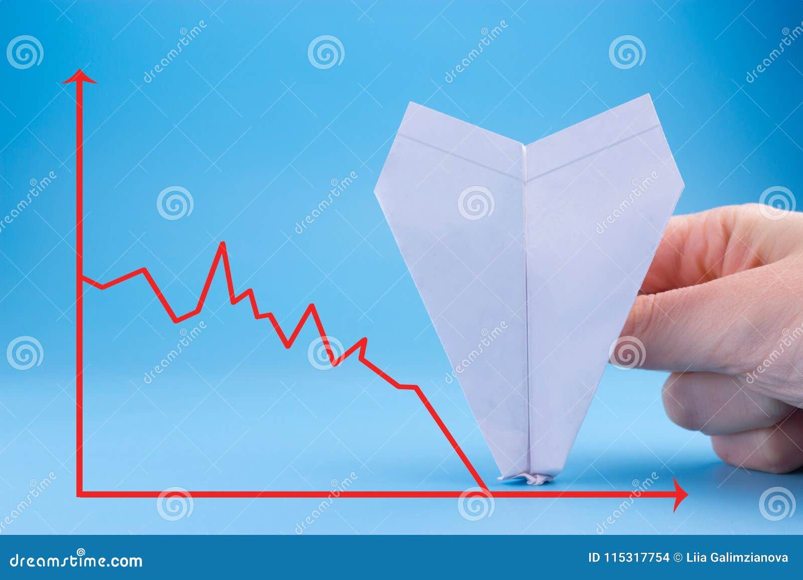 Graph going down stock photo. Image of forecast, graphics - 115317754