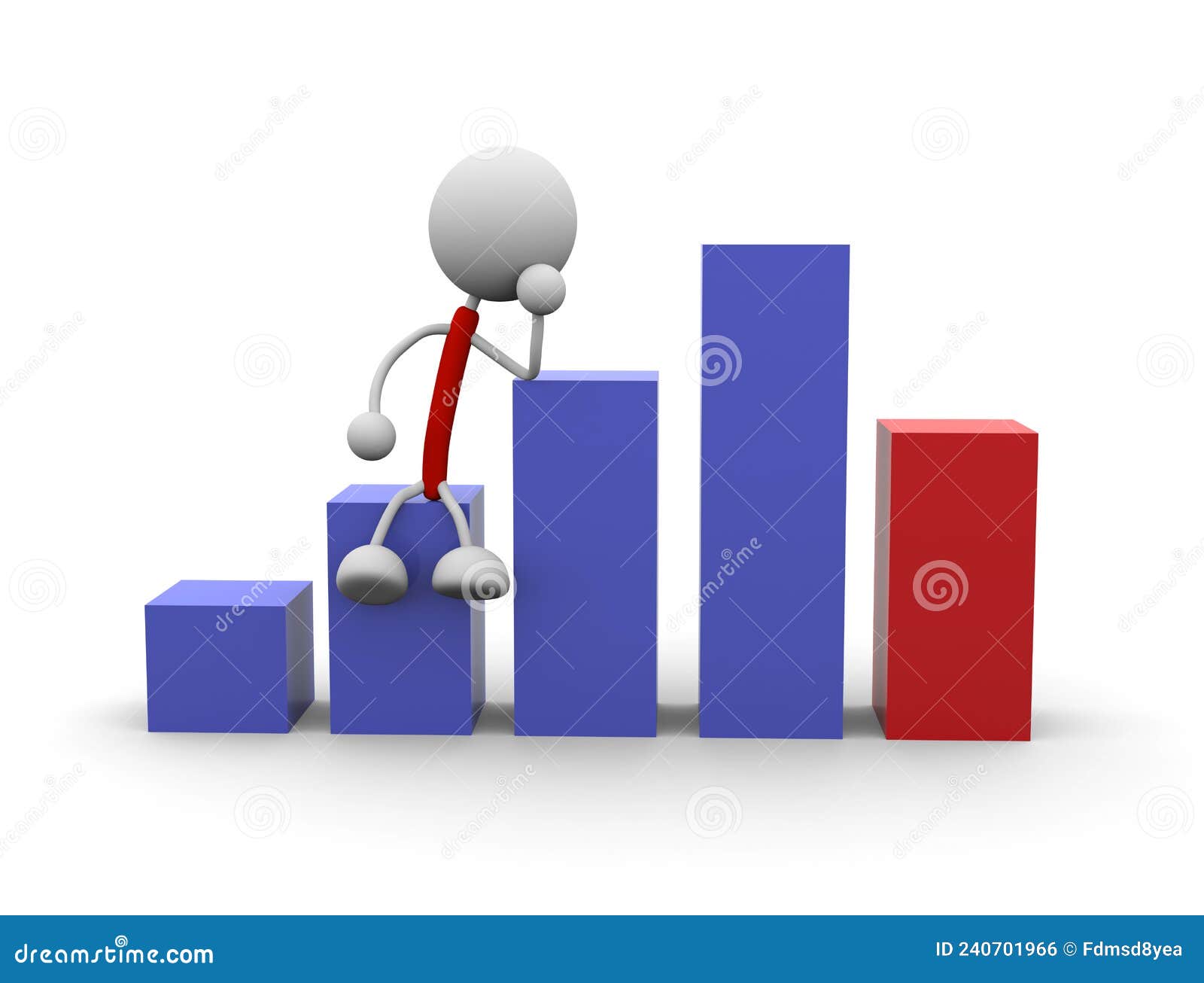 Graph going down stock illustration. Illustration of demotion - 240701966