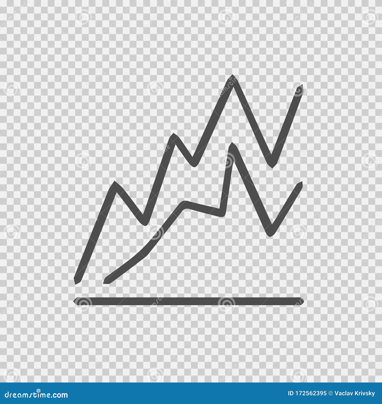 Graph Going Up Vector Icon Eps 10. Stock Vector - Illustration of ...