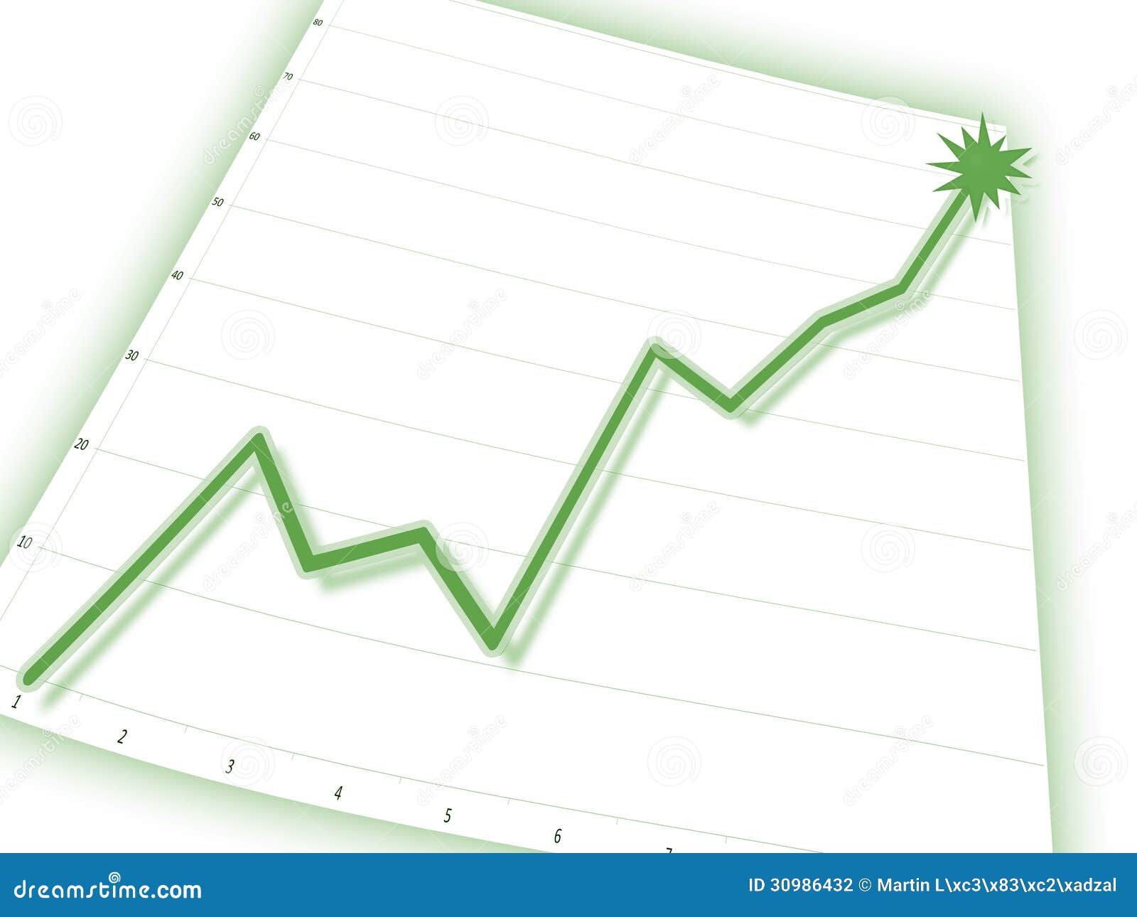 Graph stock illustration. Illustration of financial, marketing - 30986432