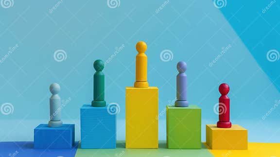 Graph Highlighting the Differences in Achievement Levels Stock ...