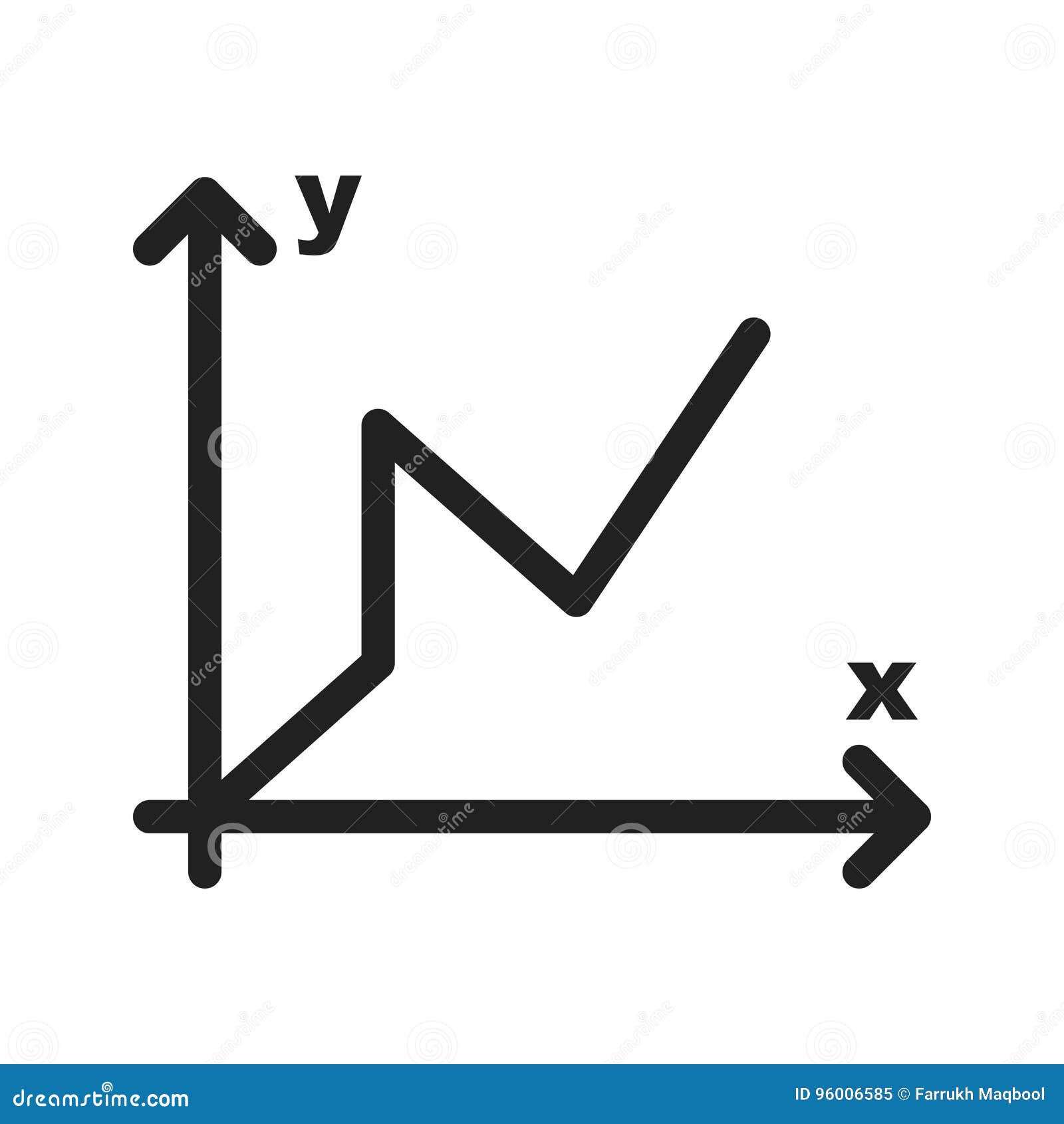 Graph I stock vector. Illustration of economic, success - 96006585