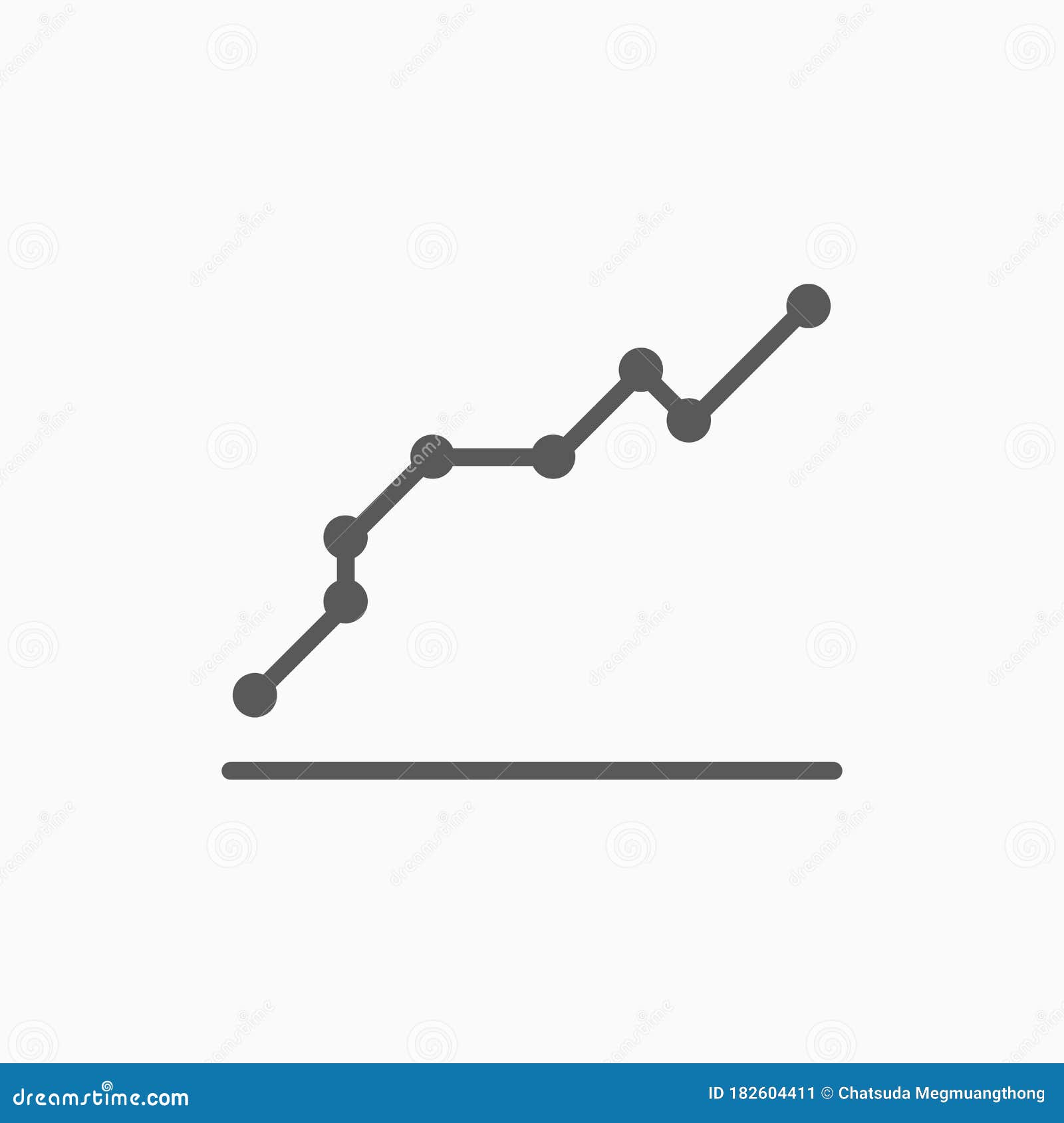 Graph Icon, Mathematic Vector, Infographic Illustration Stock Vector ...