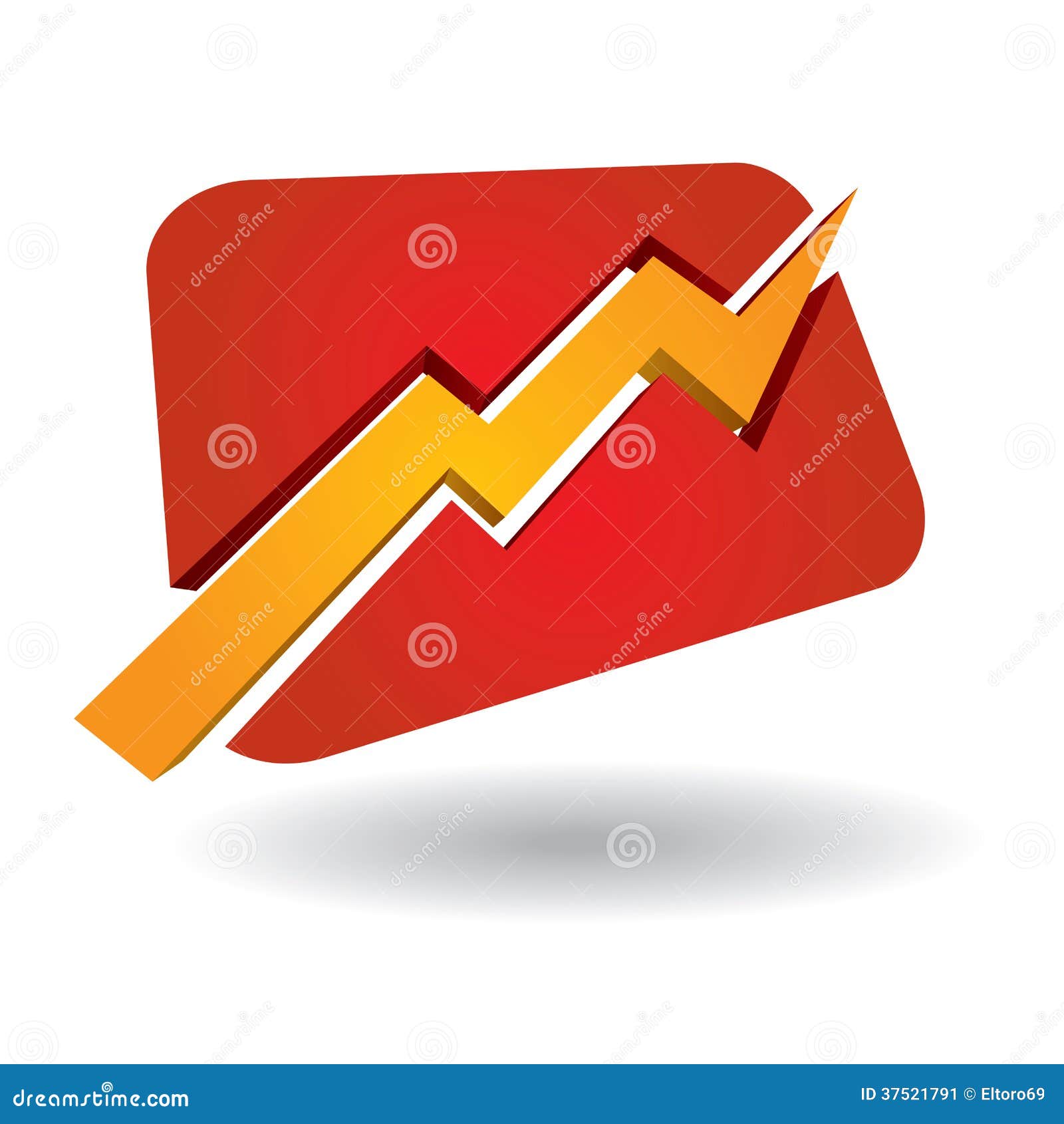 Graph Icon On Transparent Background. Graphic Sign. Chart Symbol. Line ...