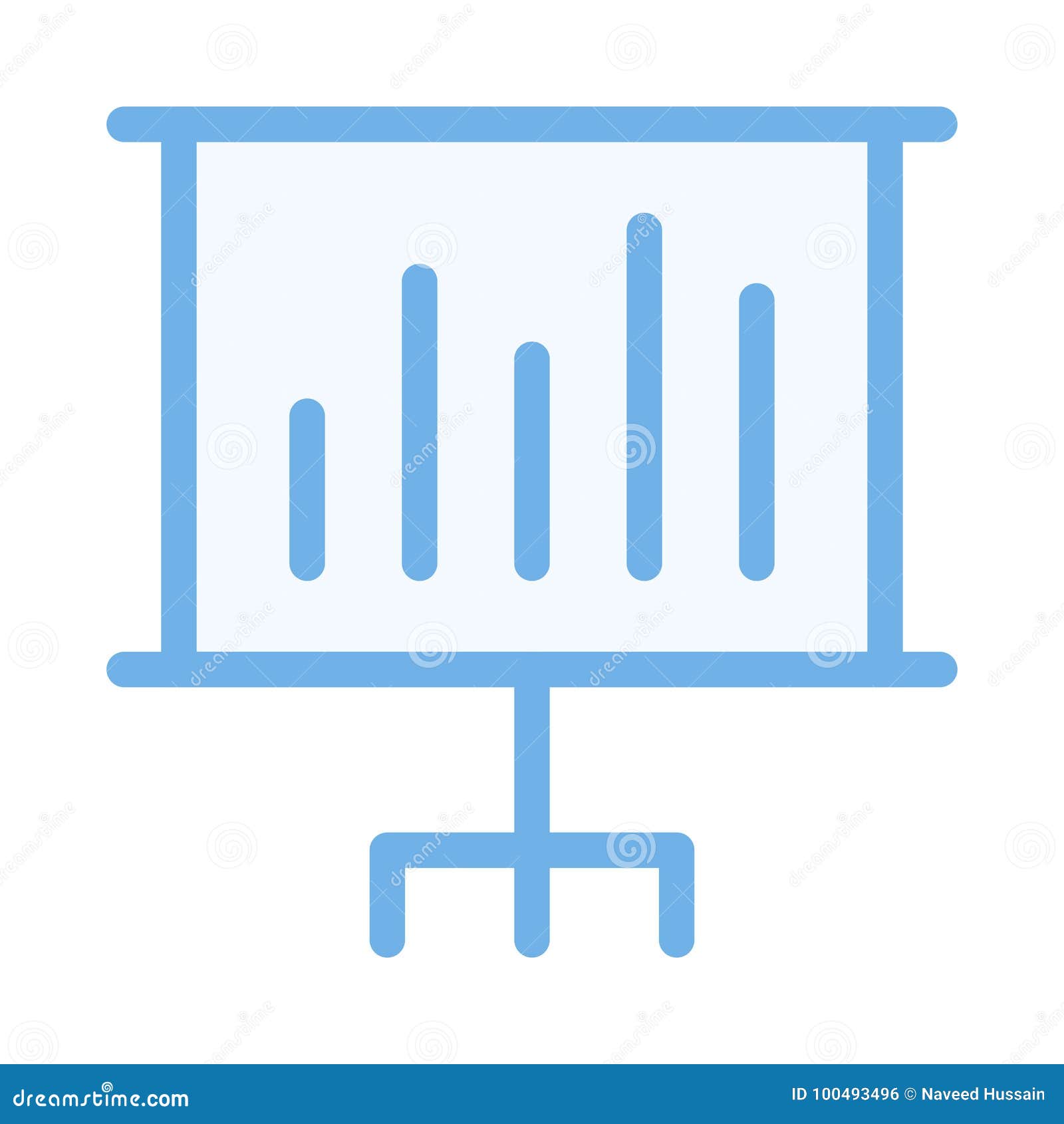 Graph icon stock vector. Illustration of infographics - 100493496