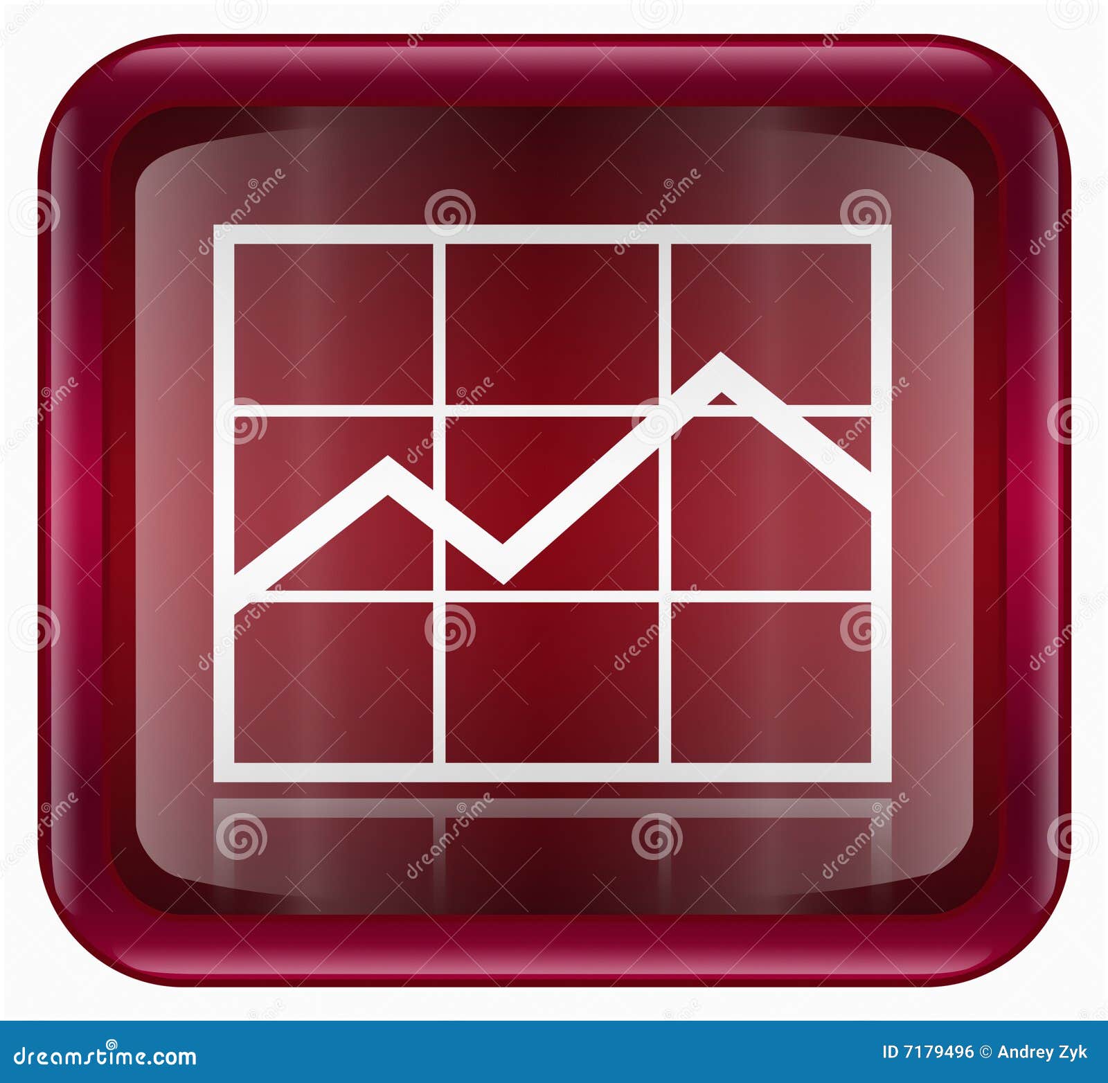 Graph Icon In Trendy Flat Style Isolated On Grey Background. Chart Bar ...