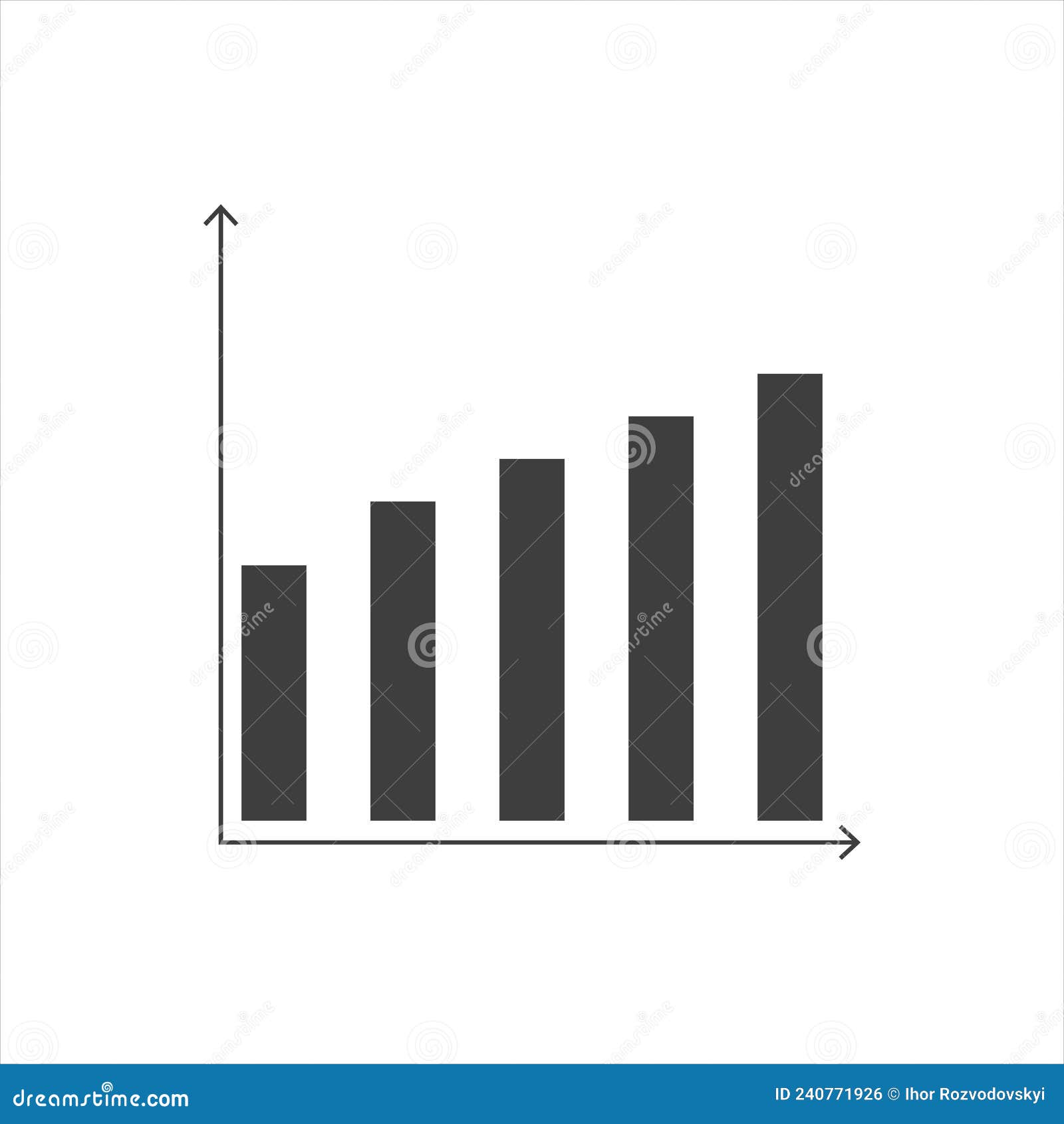Graph Icon. Statistics, Analytics Symbol Template for Graphic and Web ...