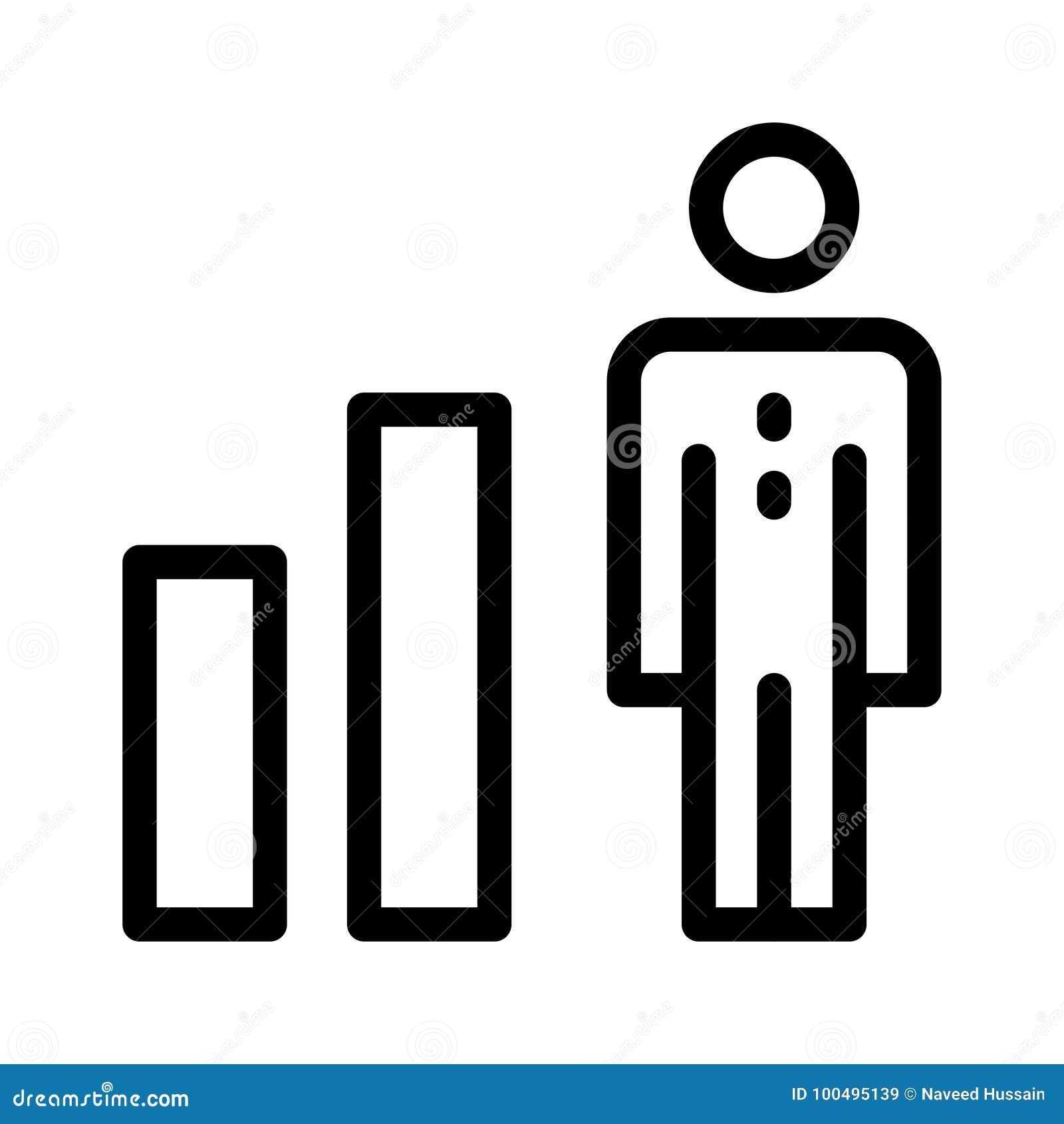 Graph icon stock vector. Illustration of charts, icon - 100495139