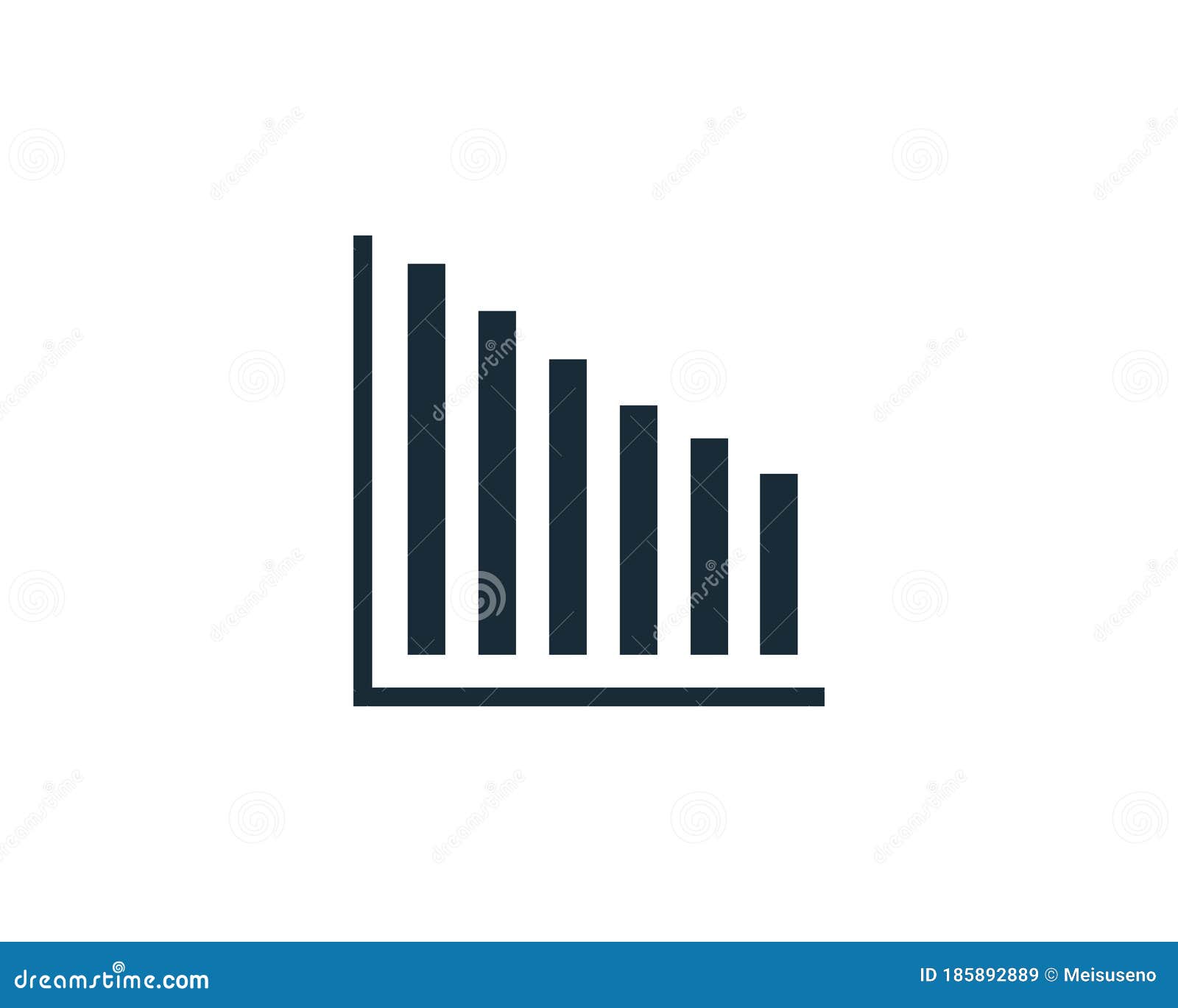 Graph Icon Vector Logo Template Illustration Design Stock Vector ...