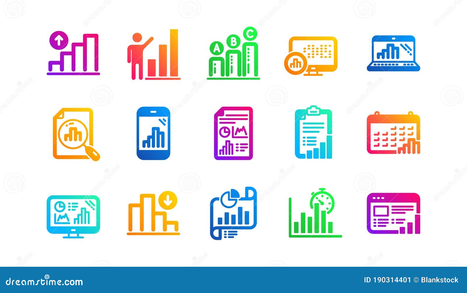 Graph Icons. Charts and Graphs, Presentation and Report. Classic Icon ...