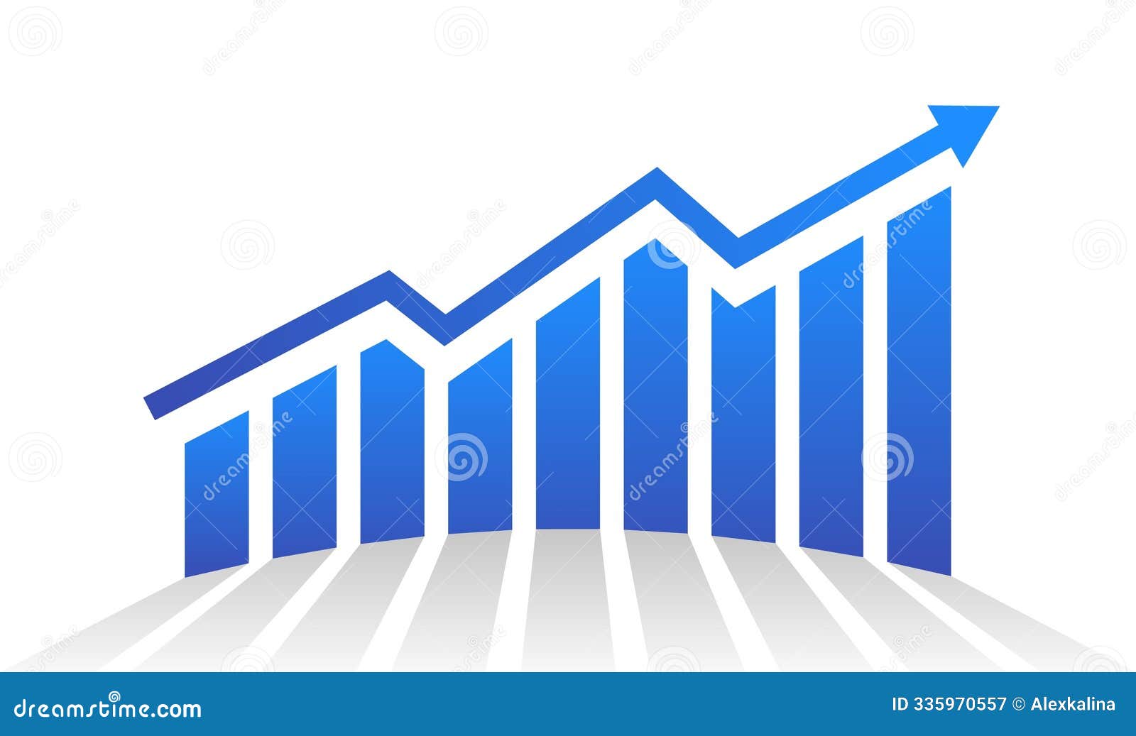 Progress - Vector Sign Template Concept Illustration. Arrow Creative ...