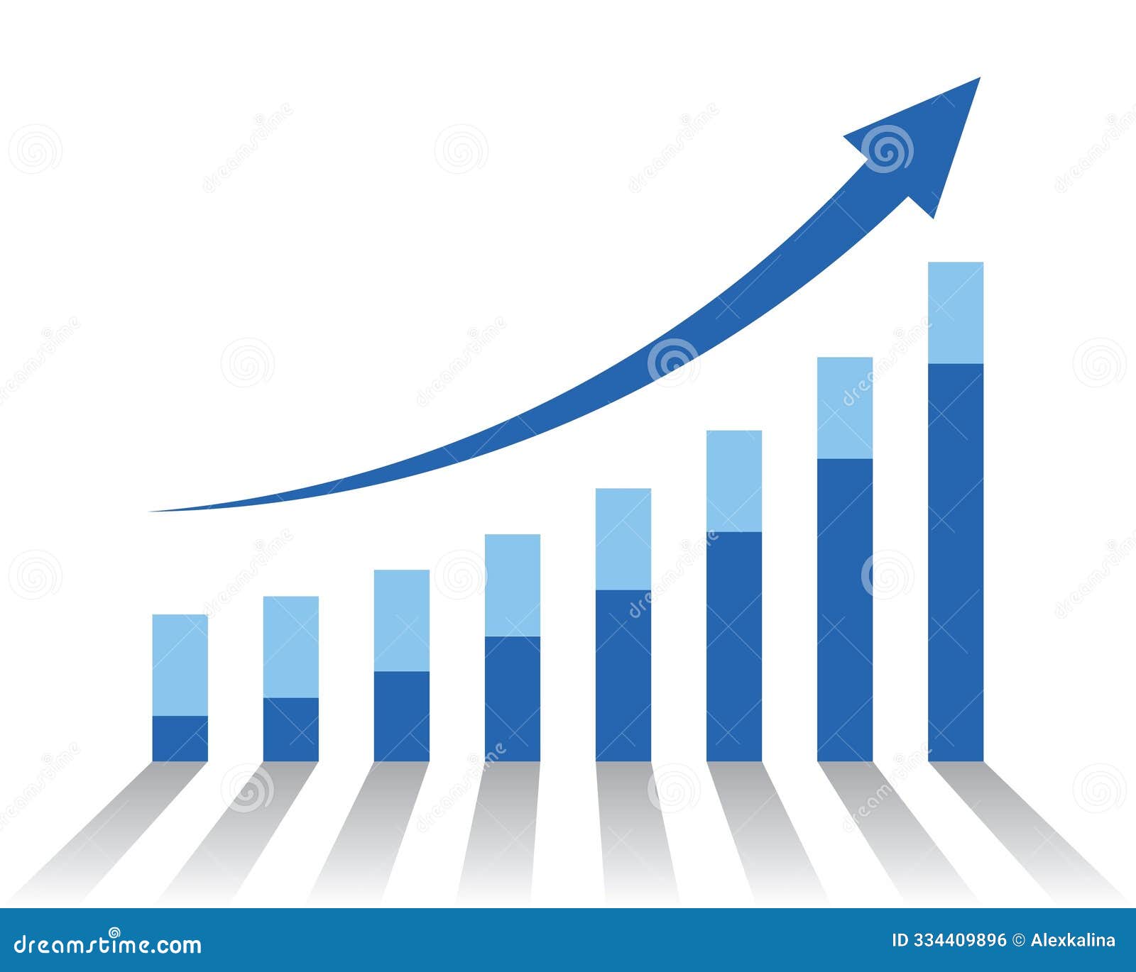 Progress - Vector Sign Template Concept Illustration. Arrow Creative ...