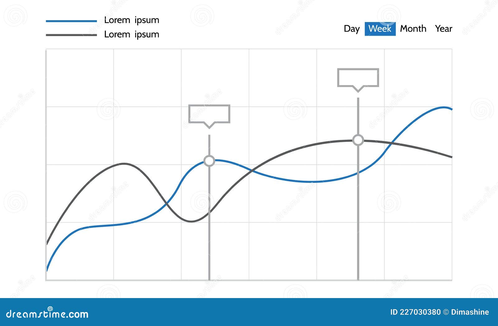 Graph Line Chart Financial Statistic Infographics and Diagnostics ...