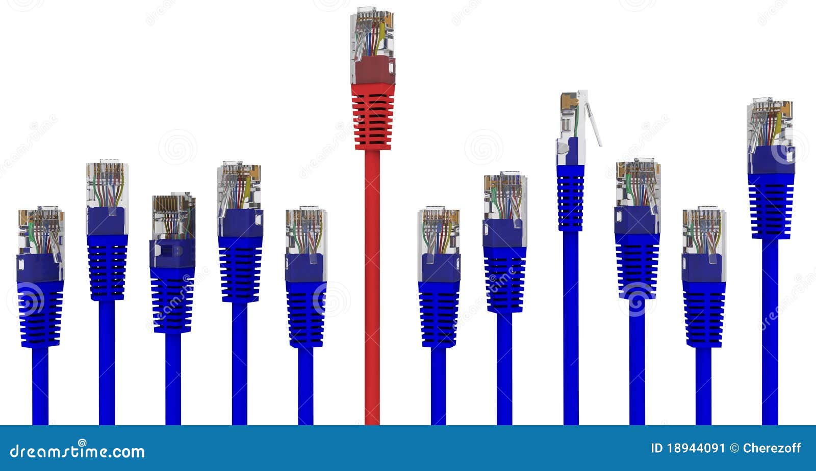 Graph of network cables stock illustration. Illustration of isolated ...