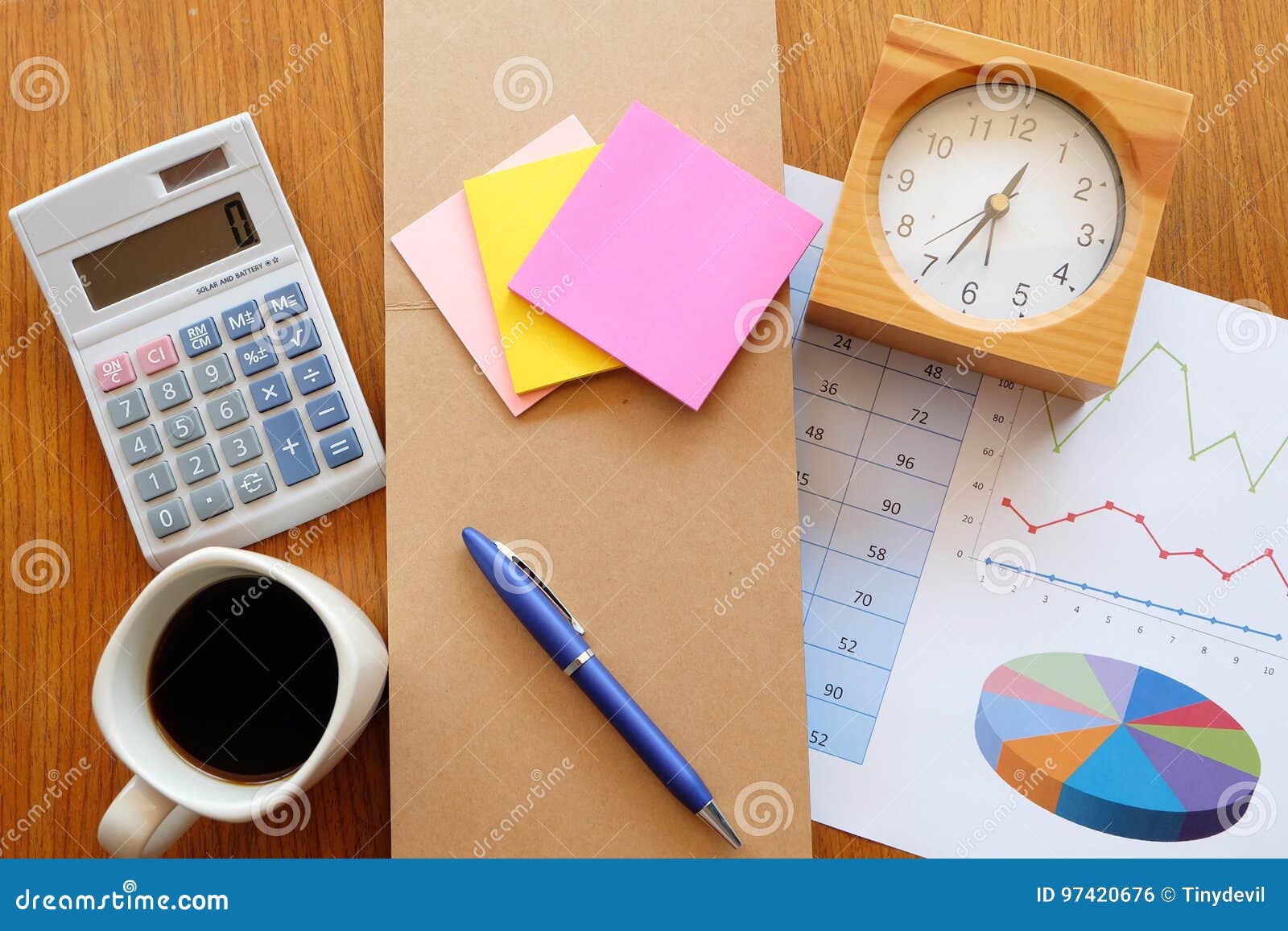 Graph paper and calculator stock photo. Image of balance - 97420676
