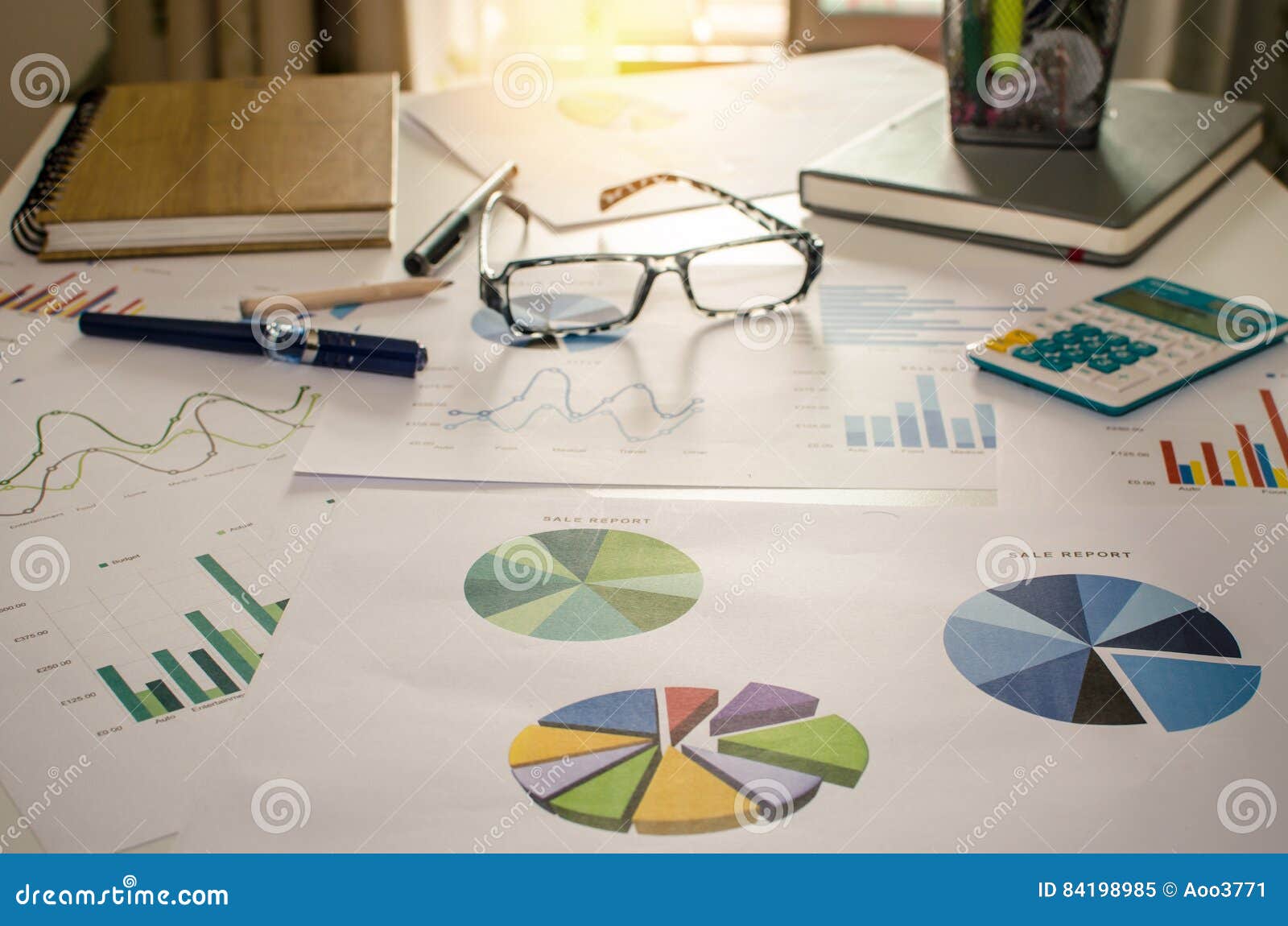 Graph paper and charts stock image. Image of chart, profit - 84198985