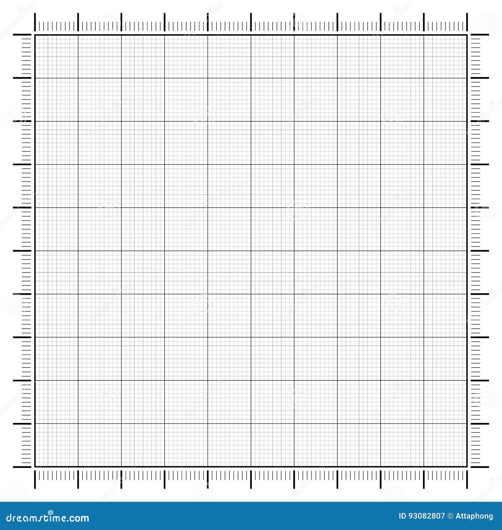 Graph Paper Coordinate Paper Grid Paper Squared Paper Stock Vector ...