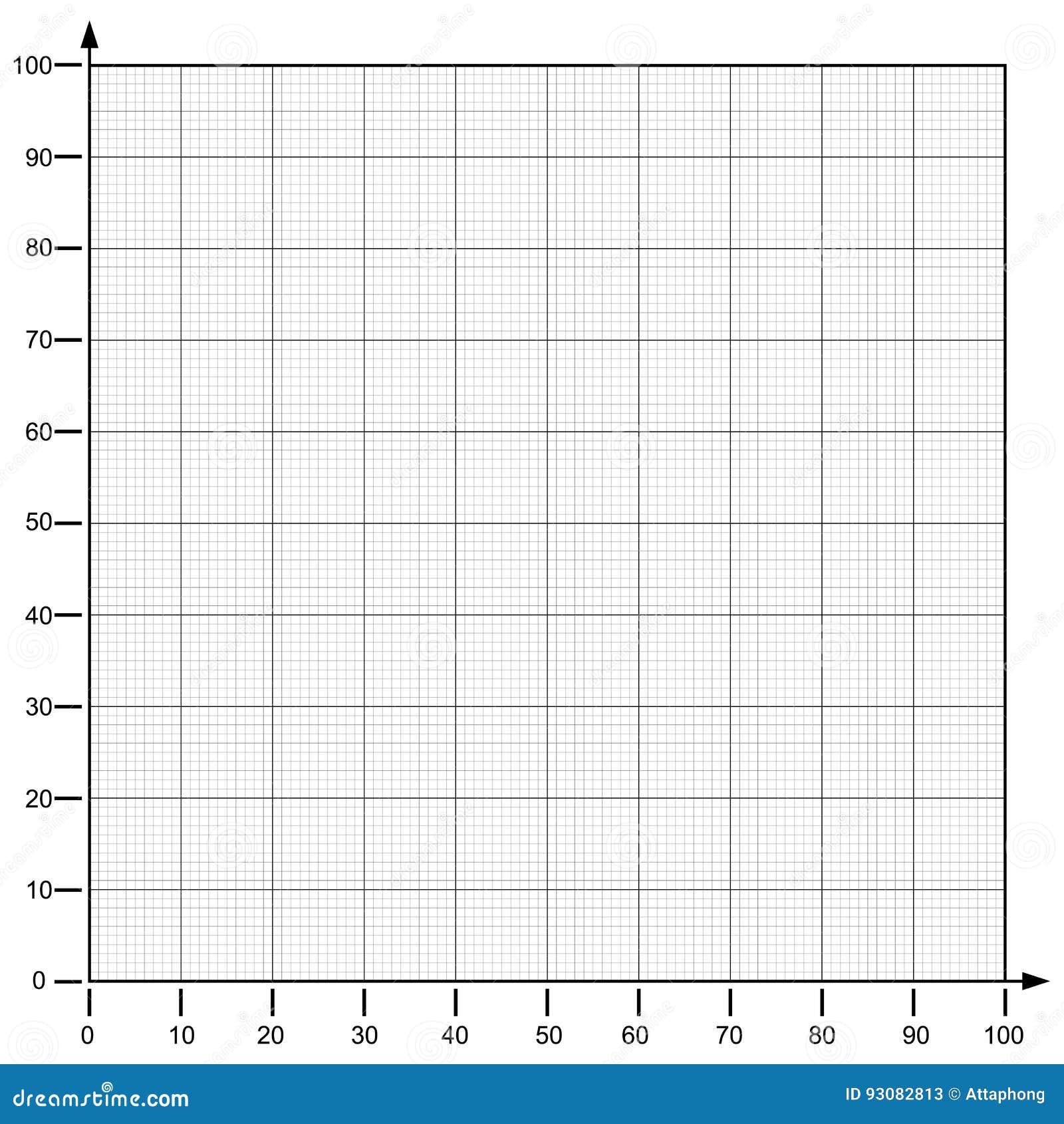 Graph Paper Coordinate Paper Grid Paper Squared Paper Stock Vector ...
