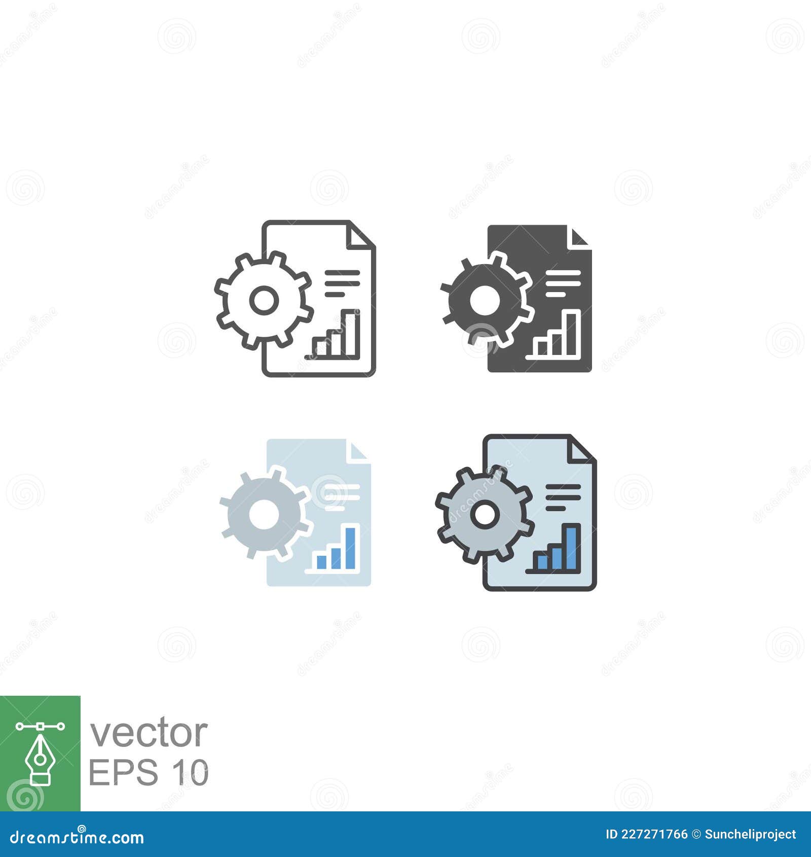 Graph in Paper Document with Cogwheel for Big Data Processing Analytic ...