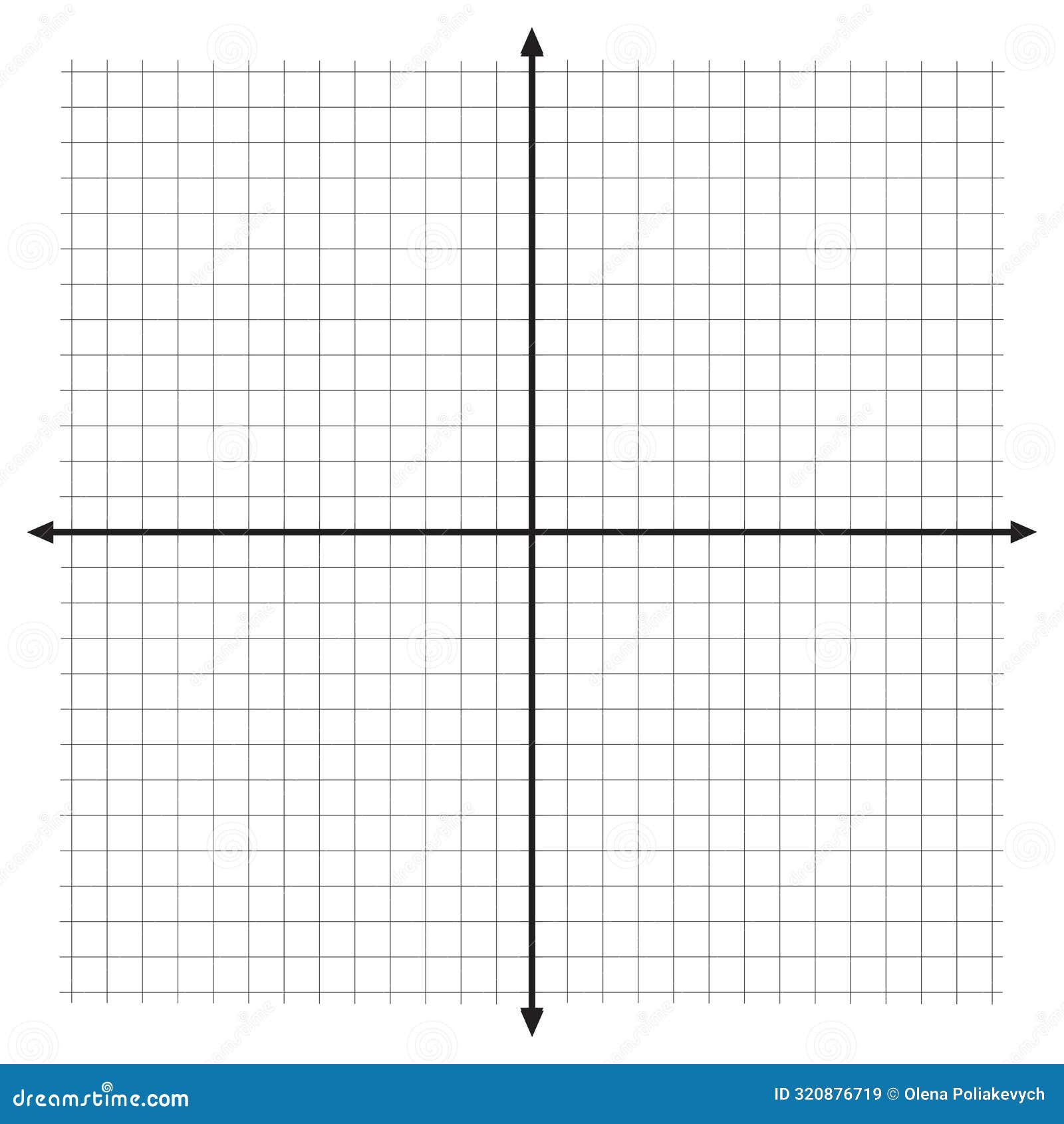 Graph Paper Icon. Grid with Axes. Black Arrows. Vector Illustration ...