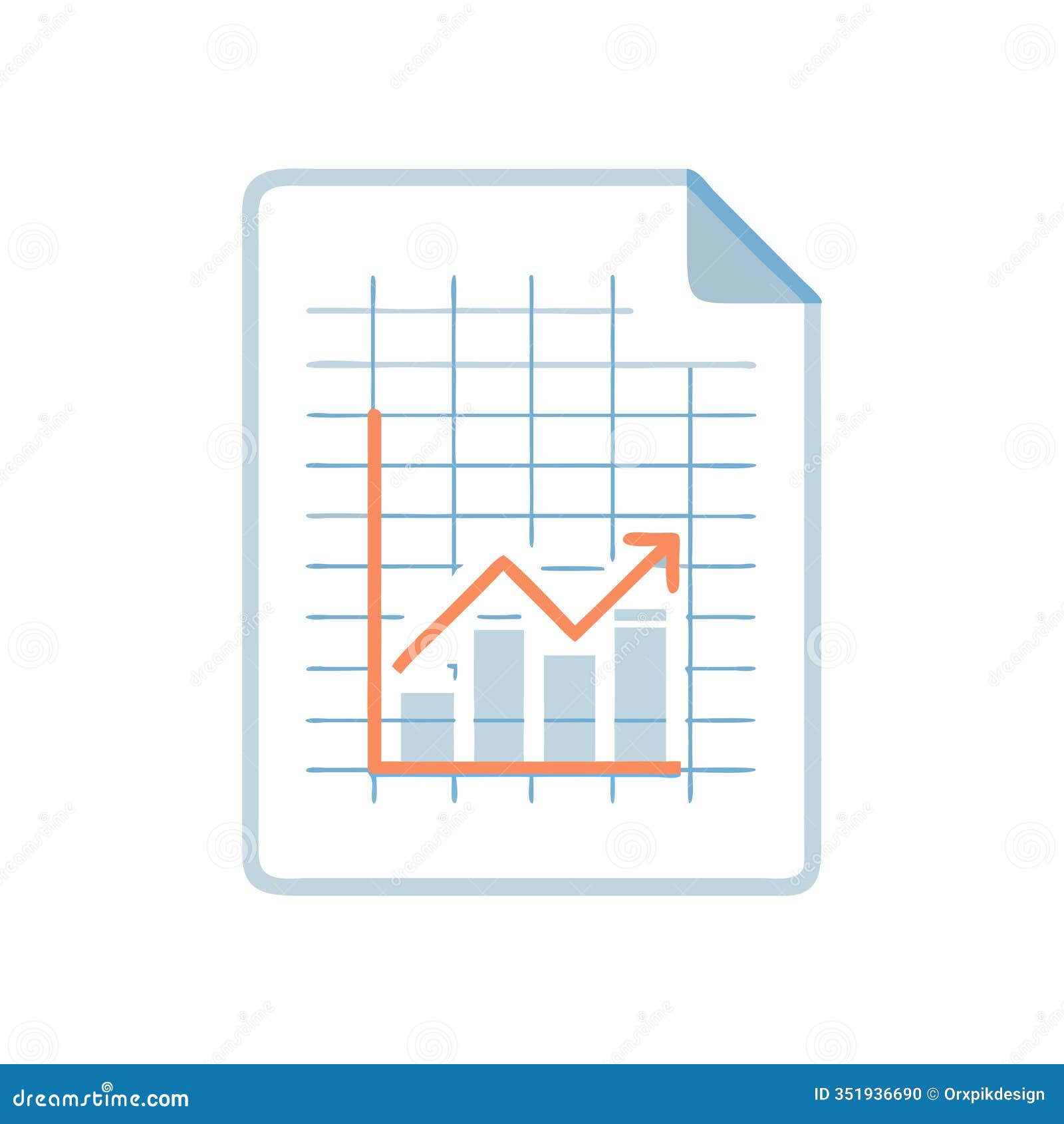 Graph Paper Icon for Drawing Stock Vector - Illustration of symbol ...